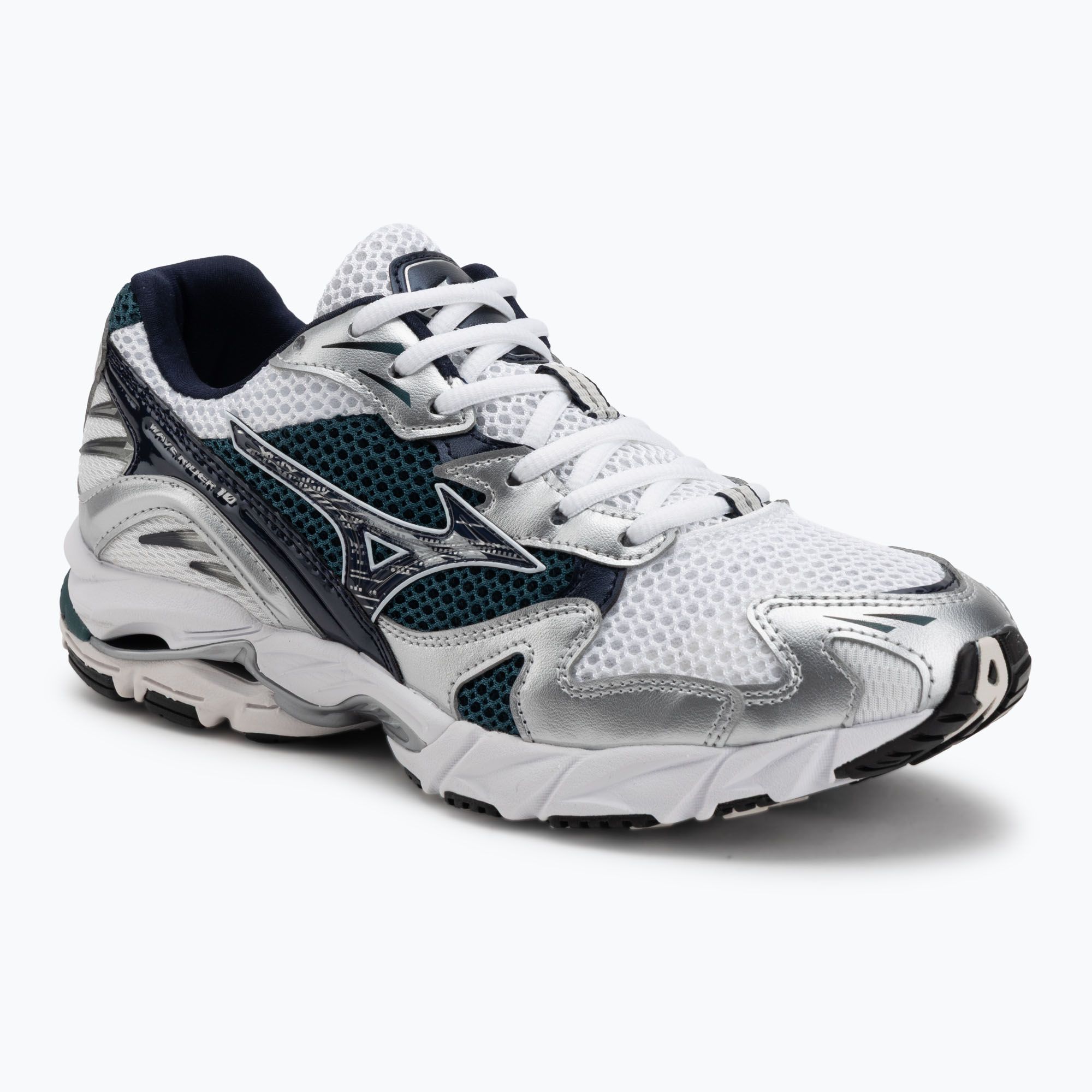 Shoes Mizuno Wave Rider 10 white/baritone blue/dark purple (D1GA210414 ...