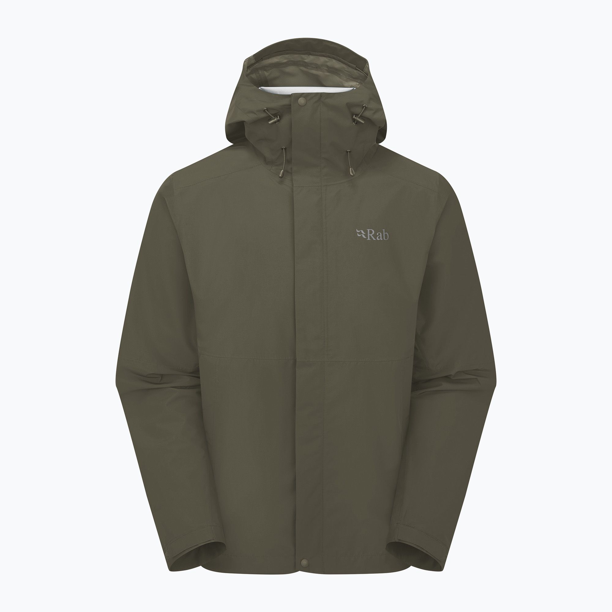 Rab Downpour army men's rain jacket (QWI-06-ARM) - Sportano.com