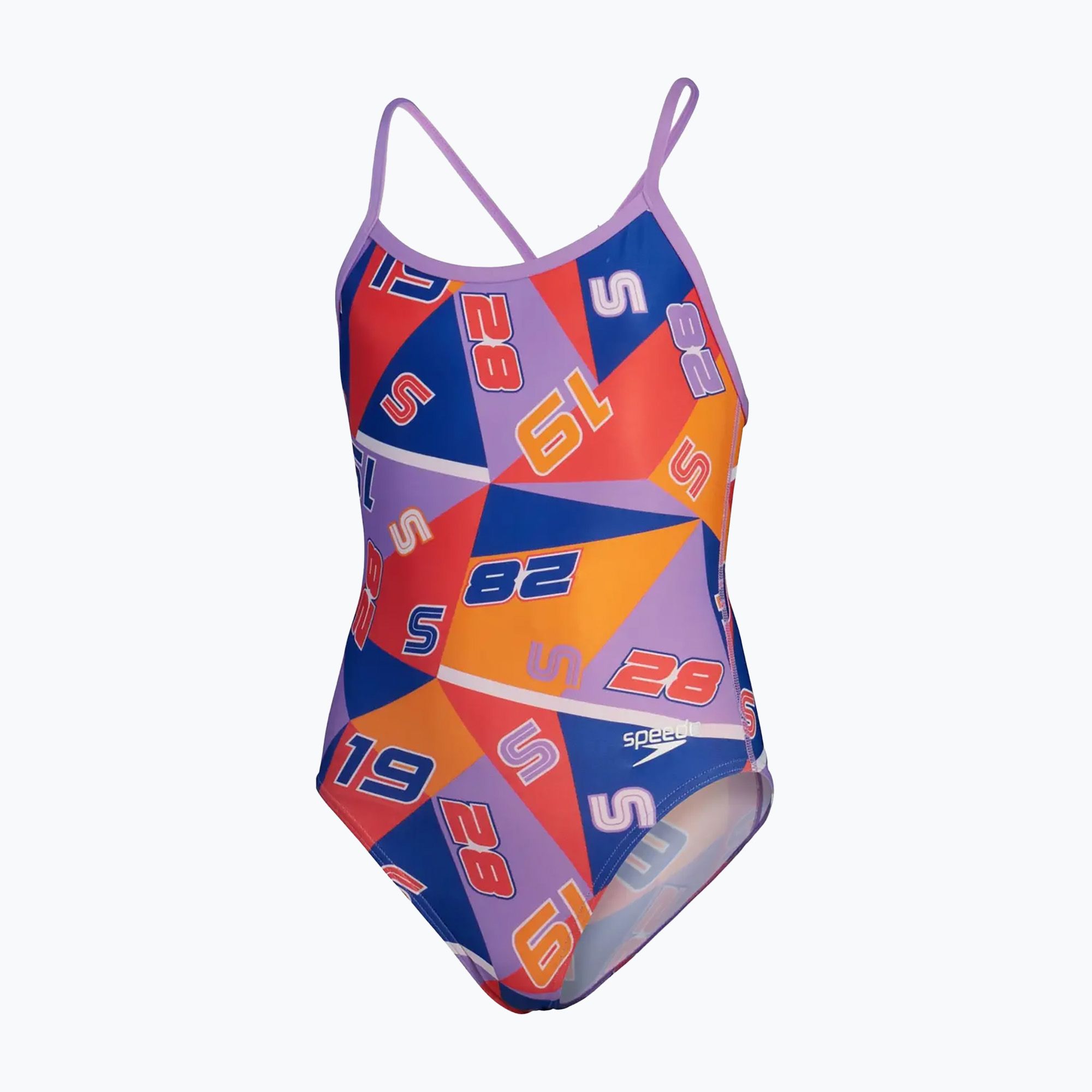 Speedo Allover Digital Vback children's one-piece swimsuit watermelon ...