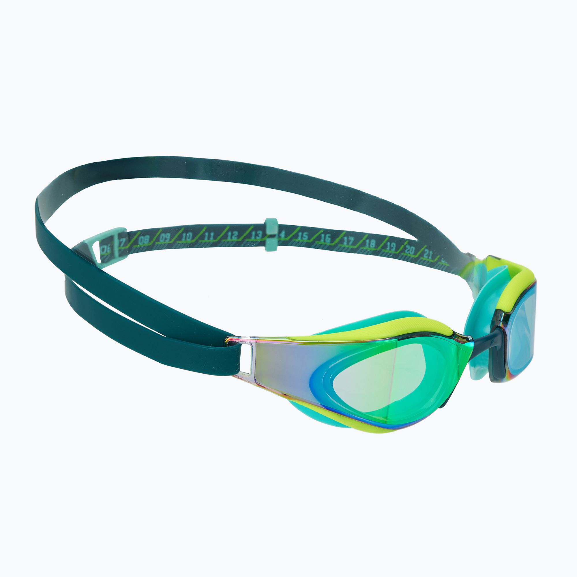 Swim goggles Speedo Fastskin Hyper Elite Mirror hyper yellow/steel ...