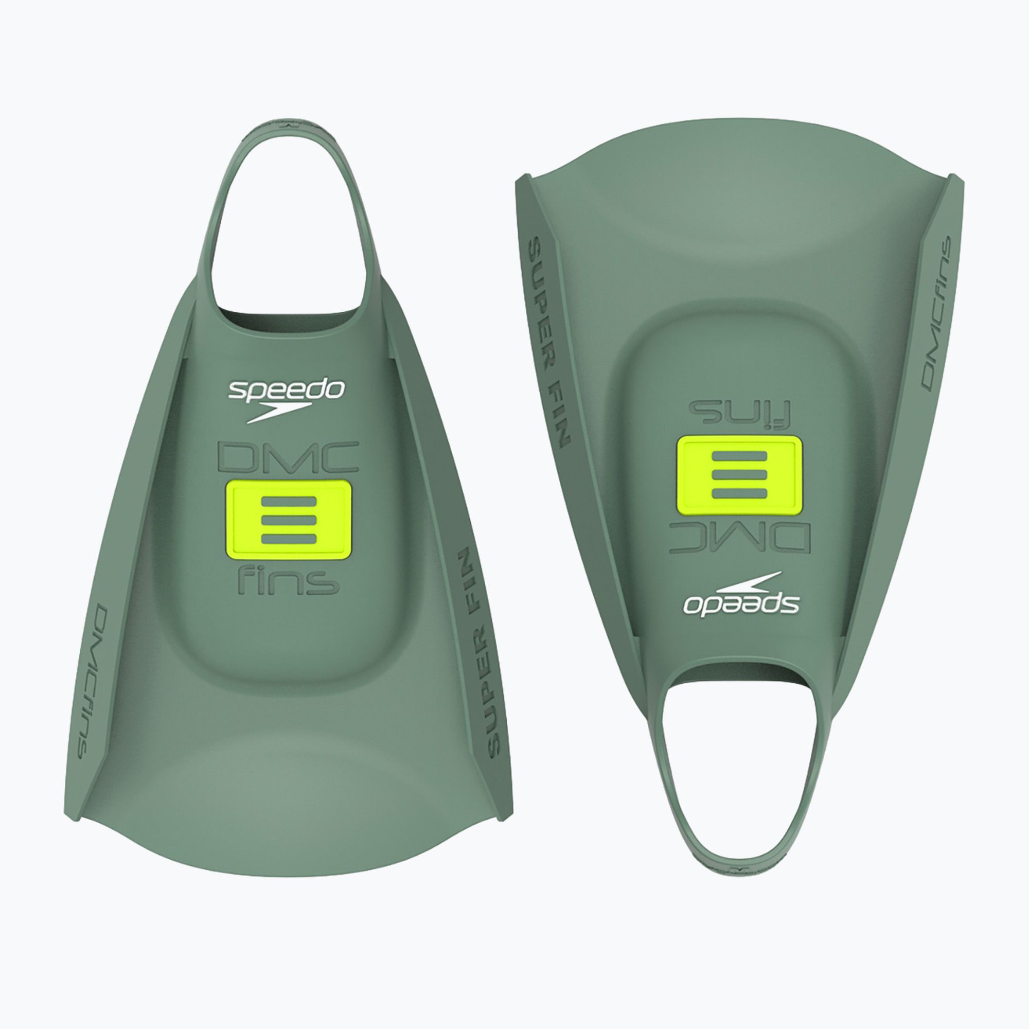 Swim fins Speedo DMC Original soft olive/hyper yellow (8-00536116002 ...
