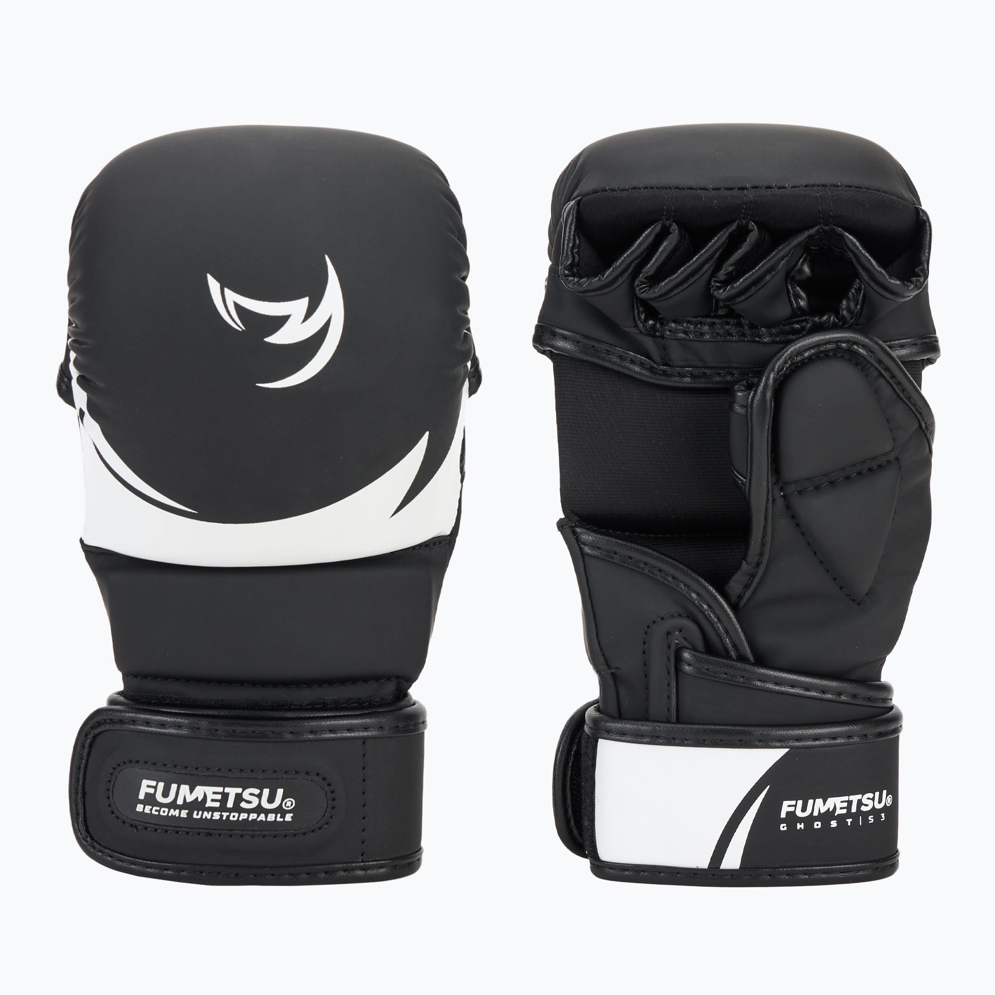 FUMETSU Ghost S3 Sparring black/ white MMA Gloves (FUM-0273BW-1 ...