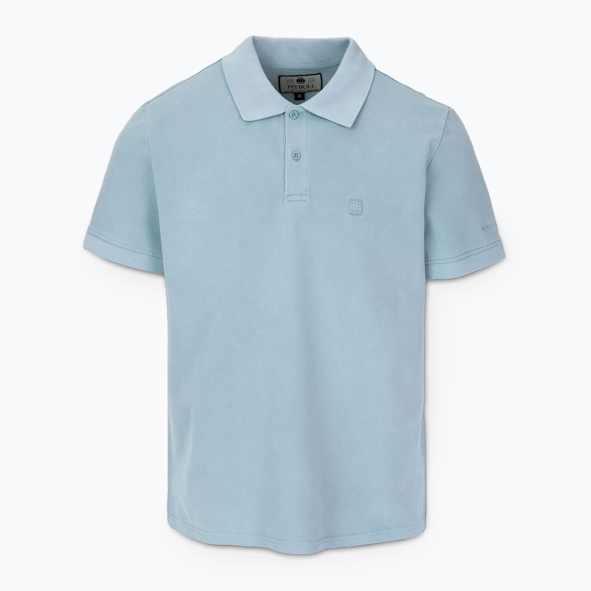 Men's Pitbull Washed Polo Shirt washed blue (245001561005) - Sportano.com