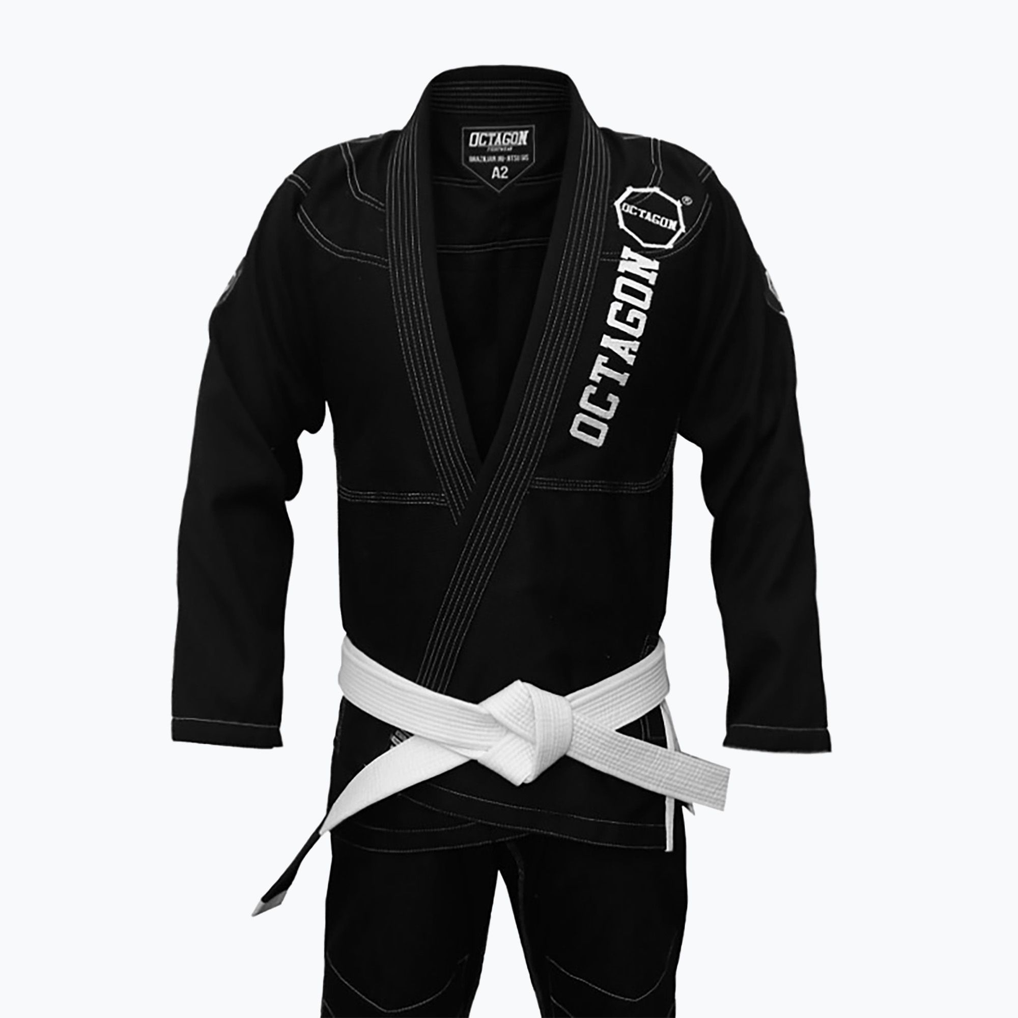 Men's GI for Brazilian jiu-jitsu Octagon Caption black/white (9728-PK ...