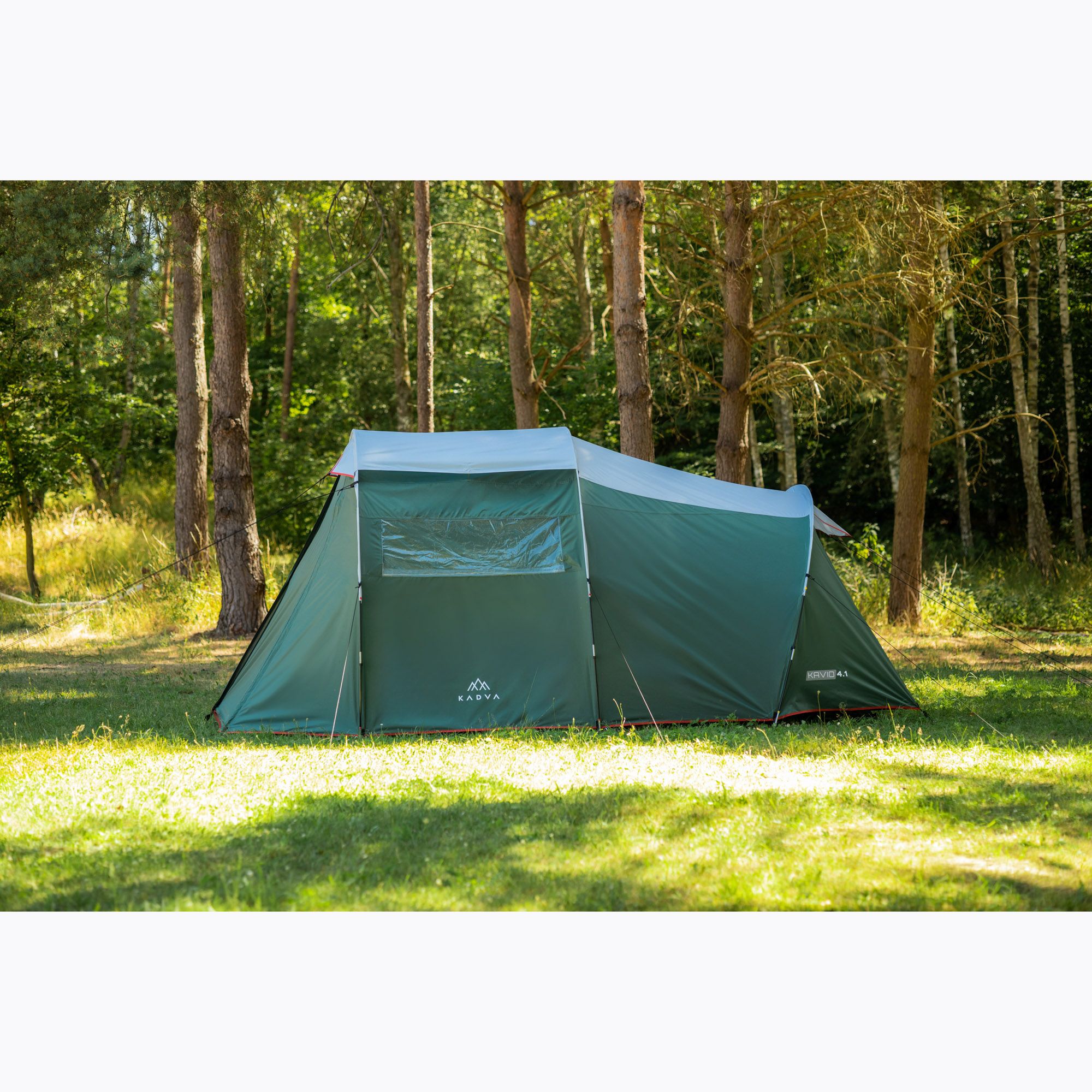KADVA Kavio 4.1 4-person camping tent green (KDV-B4B214-GR) - Sportano.com