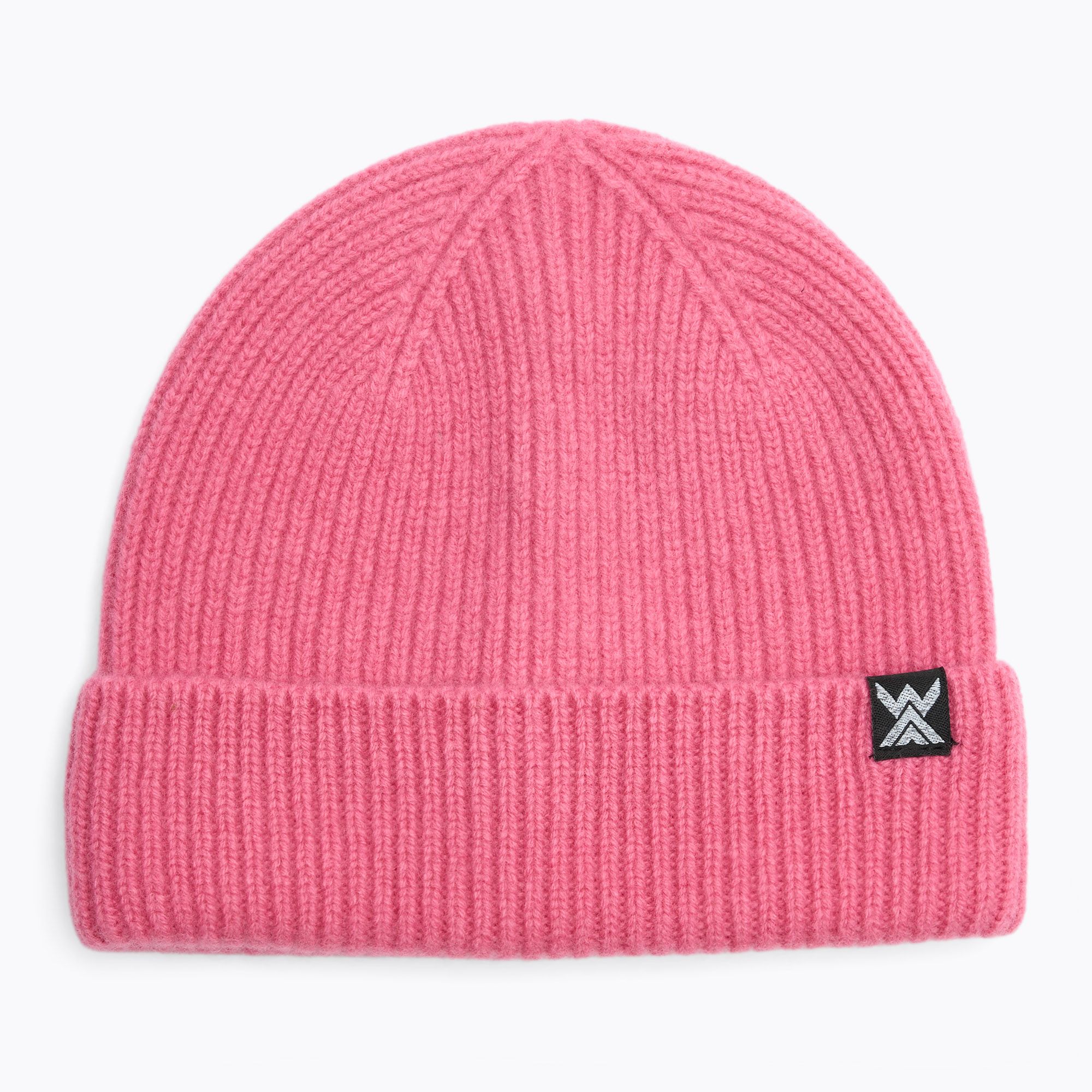 Winter hat WOOLCANO Merino 100% HAT0440 pink (WLC-B5AP015-PNK ...
