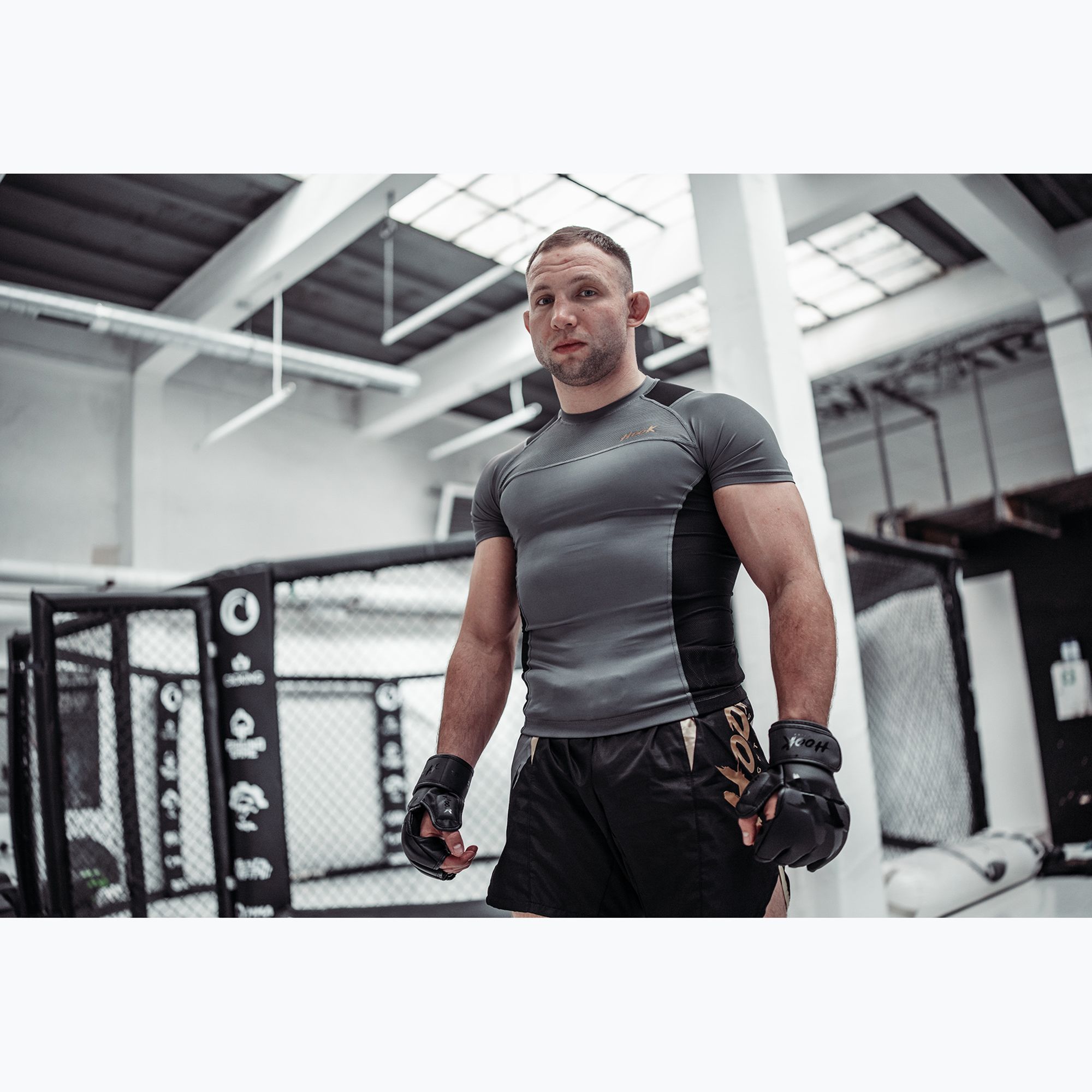 Men's HOOK FIGHTING Rashguard Base black (HKF-SRG001-BL) - Sportano.com