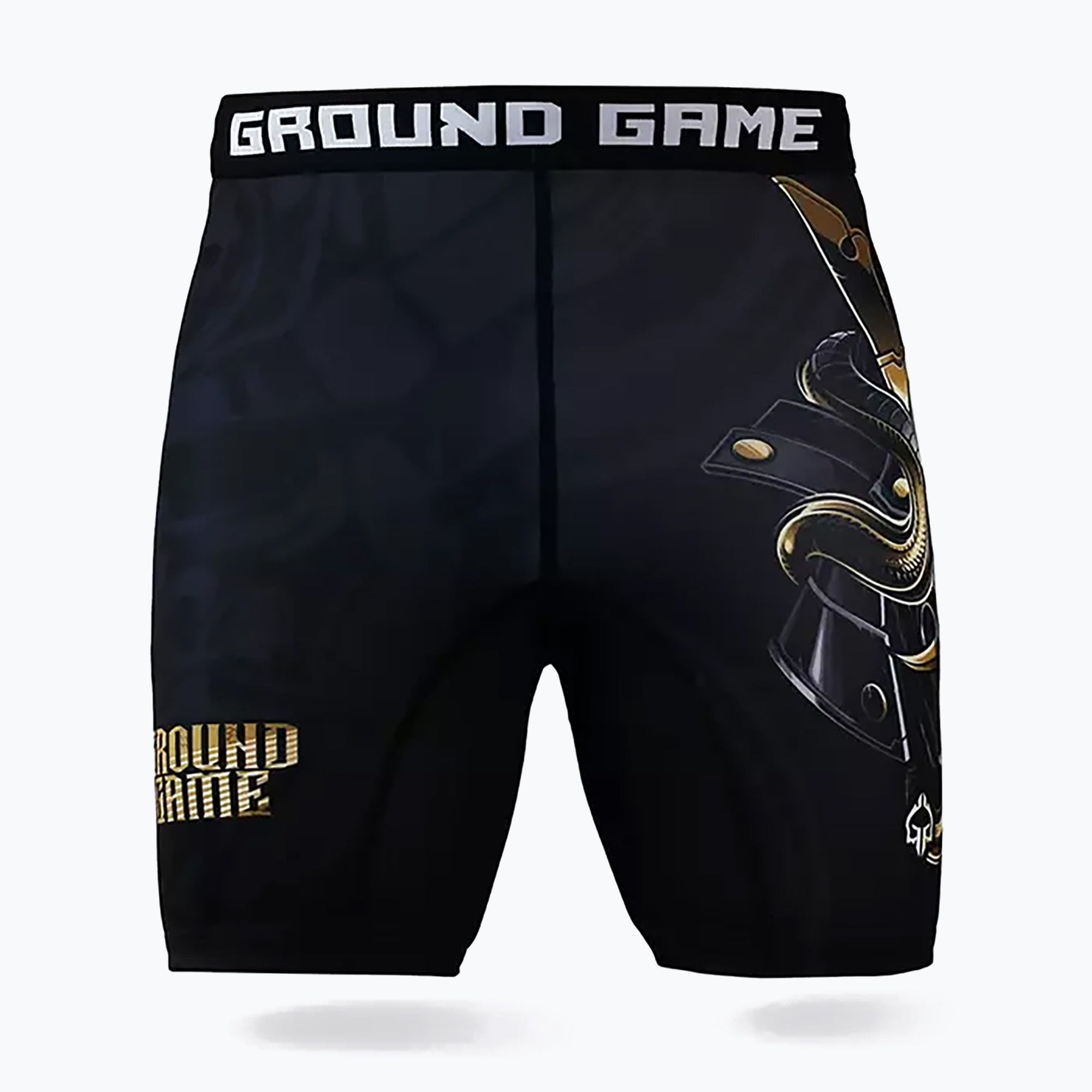 Ground Game Vale Tudo Oni Samurai men's training shorts black ...