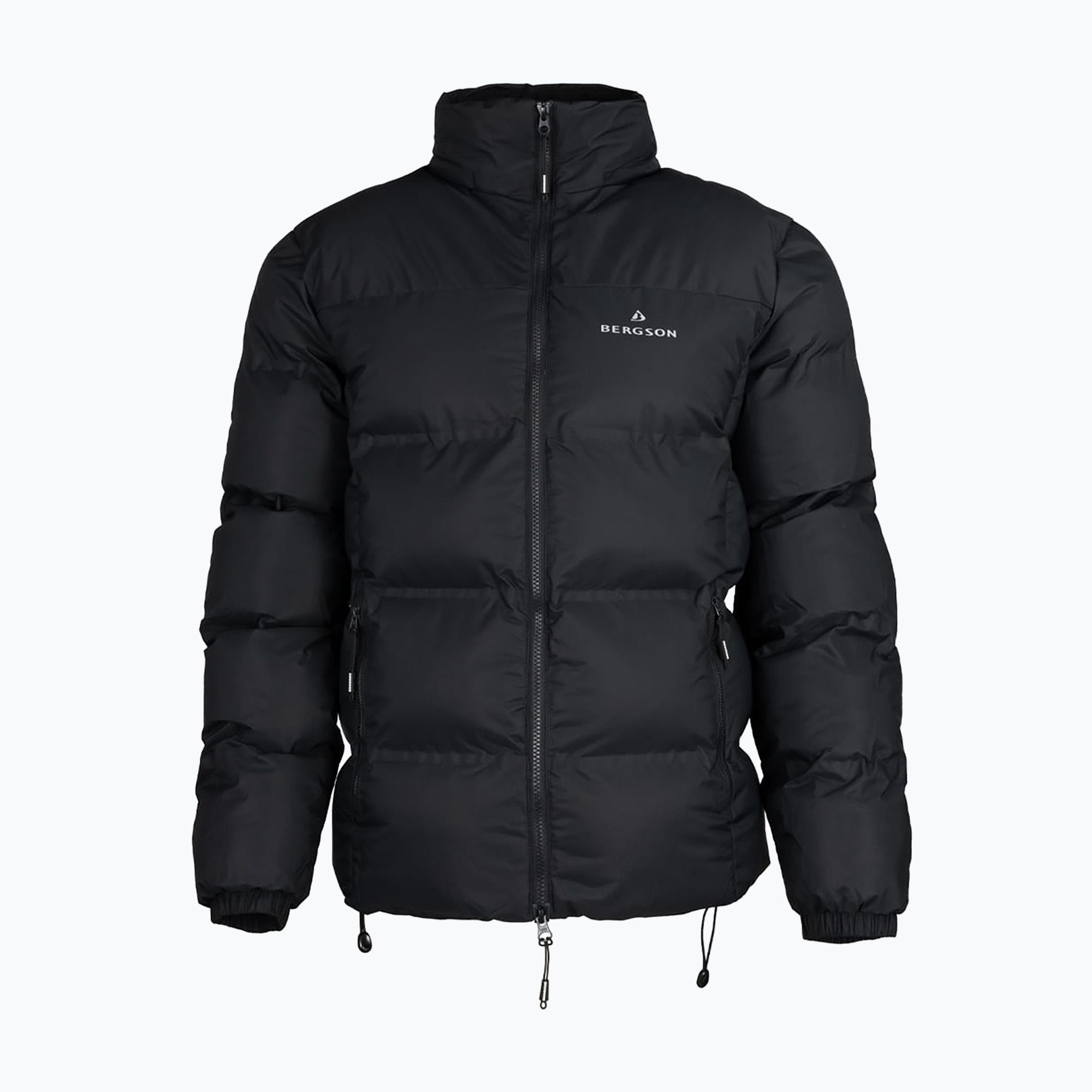 Men's insulated jacket BERGSON Snowy Wolf Micro-Therm black ...