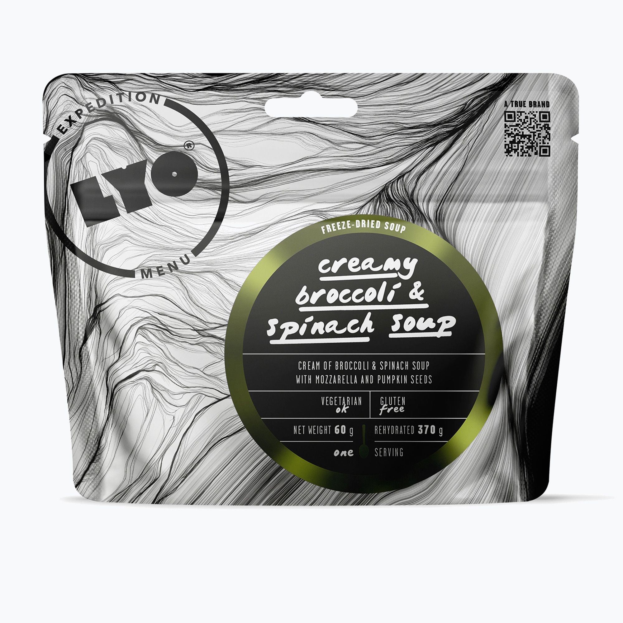 Freeze-dried food LYOFOOD Creamy broccoli and spinach soup 370 g (KE ...