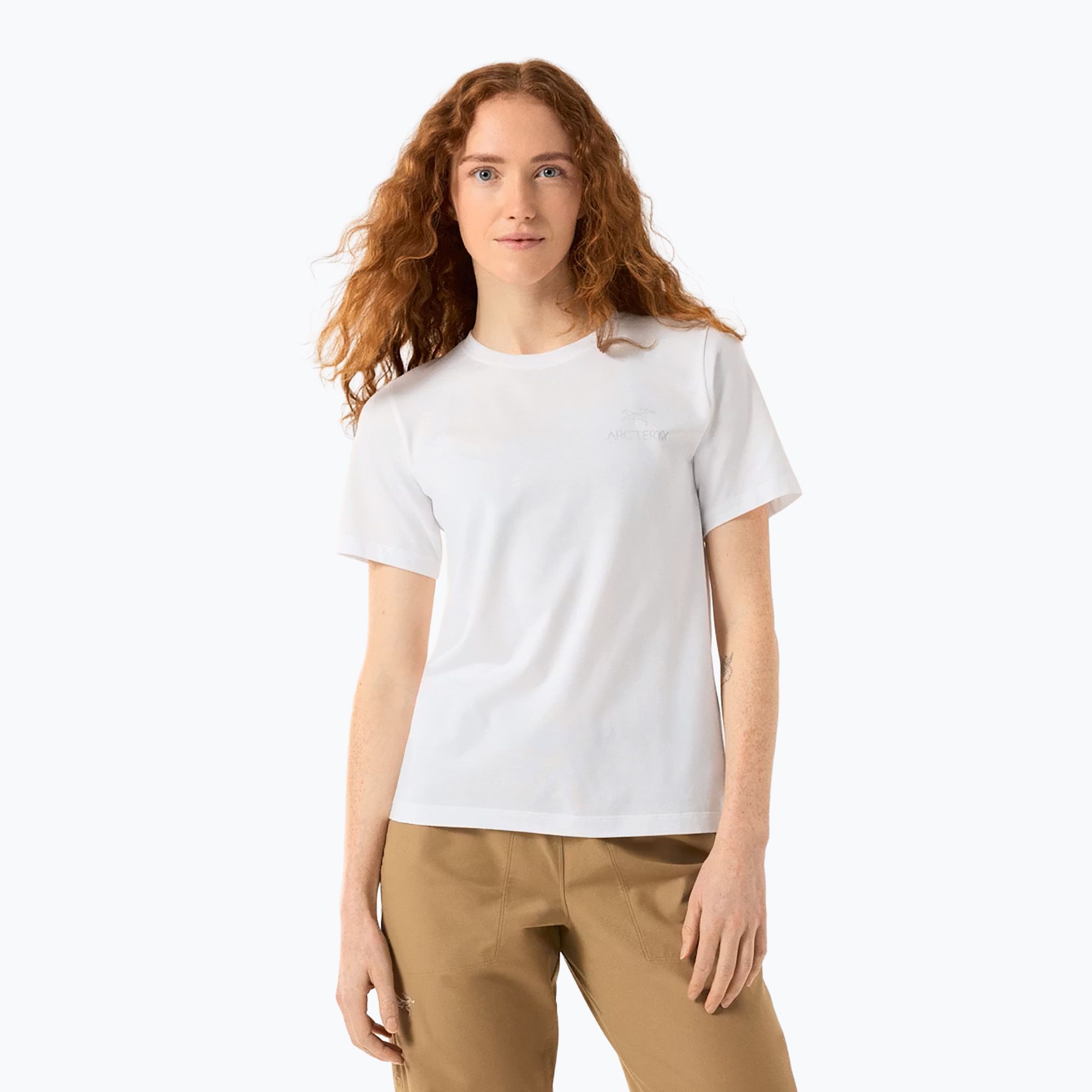 Women's T-shirt Arcteryx Kragg Sl Cotton Emblem Crew aster (X000009502 ...