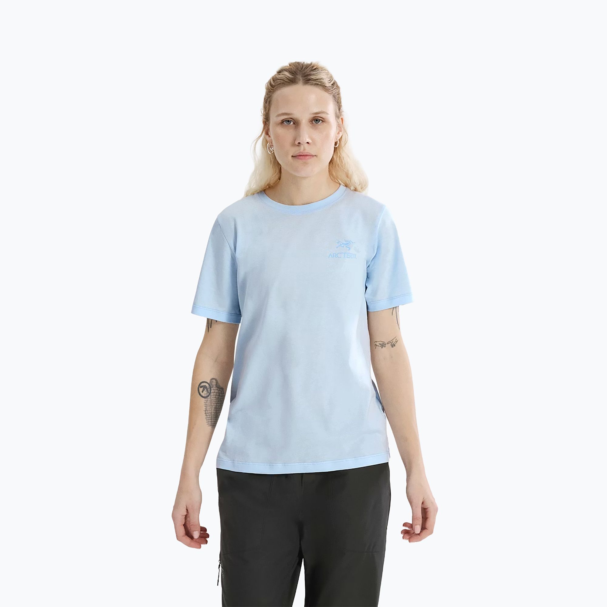 Women's T-shirt Arcteryx Kragg Sl Cotton Emblem Crew aster (X000009502 ...