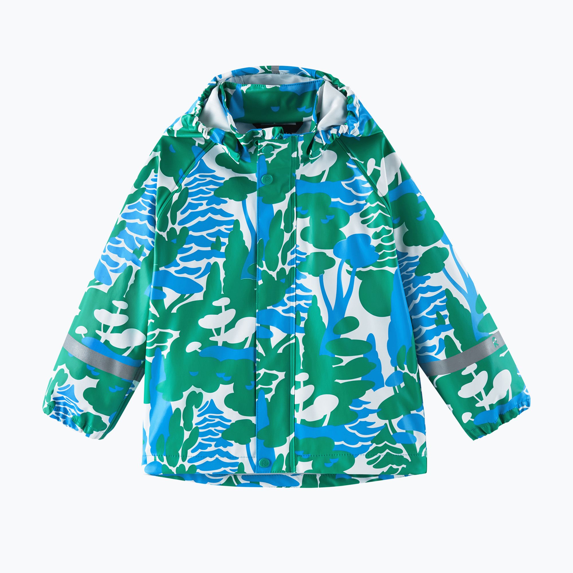 Children's rain jacket Reima Vesi green (5100025A-8802) - Sportano.com