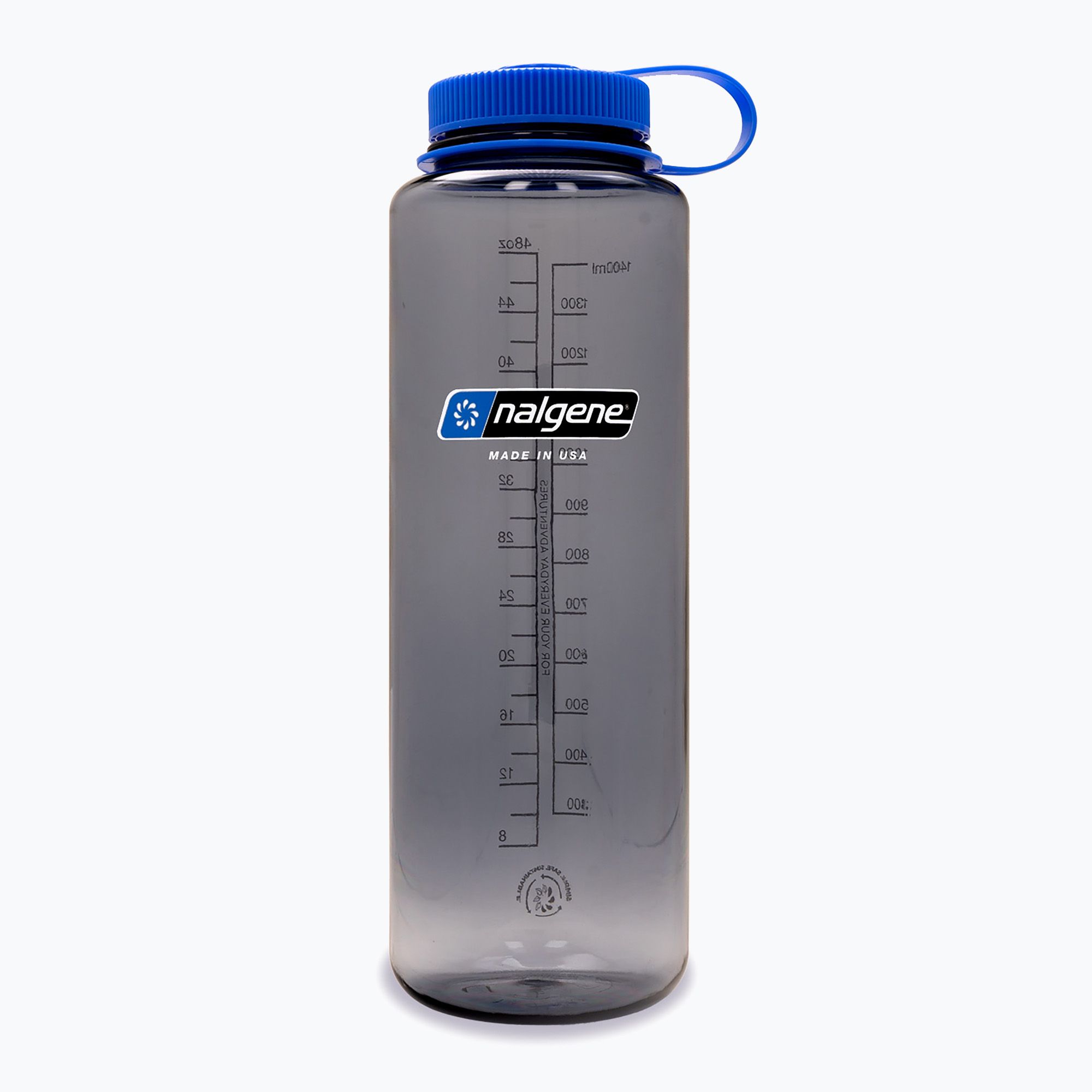 Travel bottle Nalgene Wide Mouth Silo Sustain 1400 ml gray (2020-1148 ...