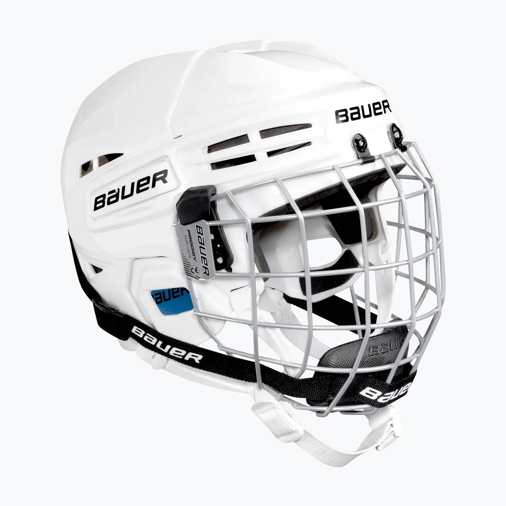 Children's hockey helmet Bauer Prodigy Combo Jr black (1045723-BLKYTH ...