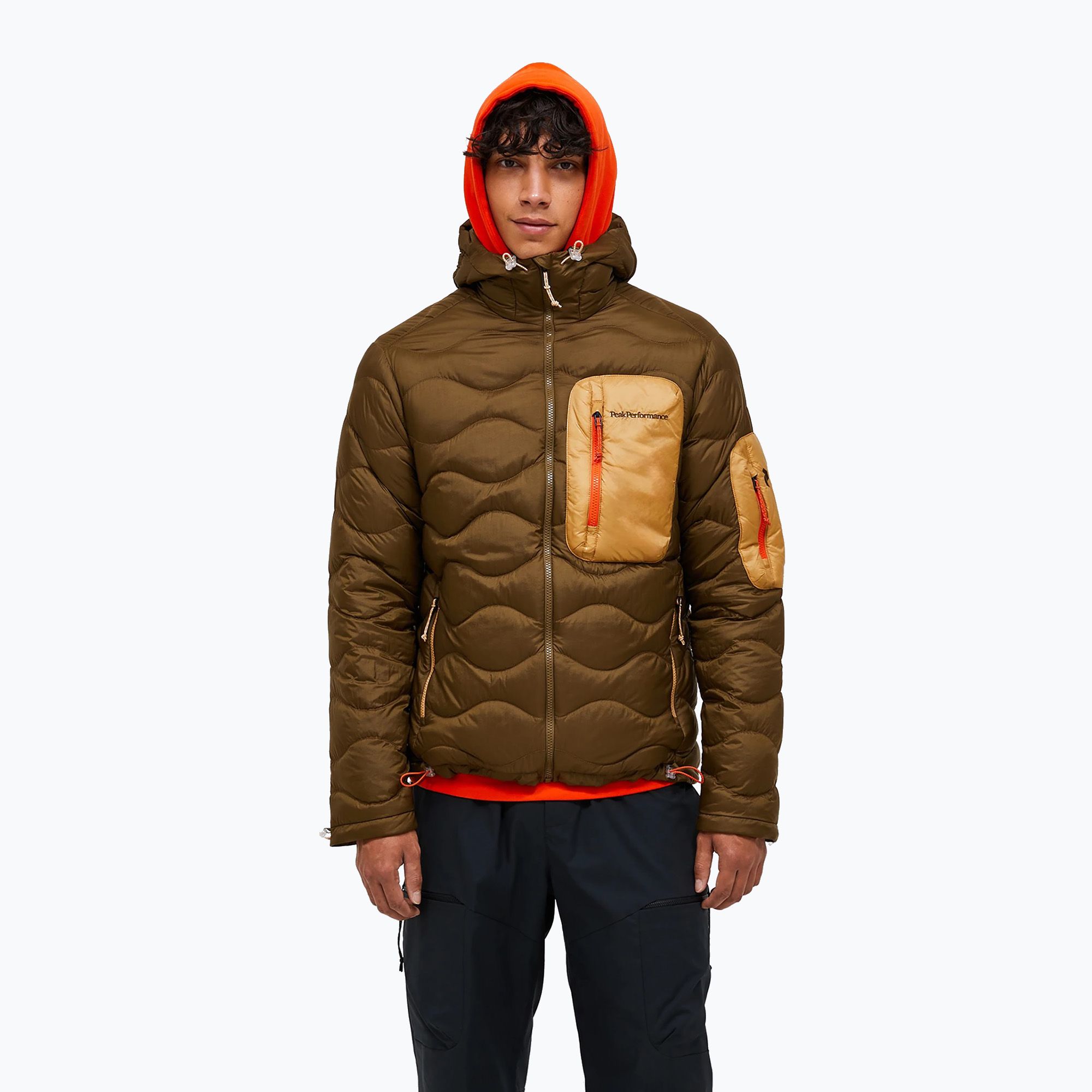 Men's down jacket Peak Performance Helium Utility Down azure sscent ...