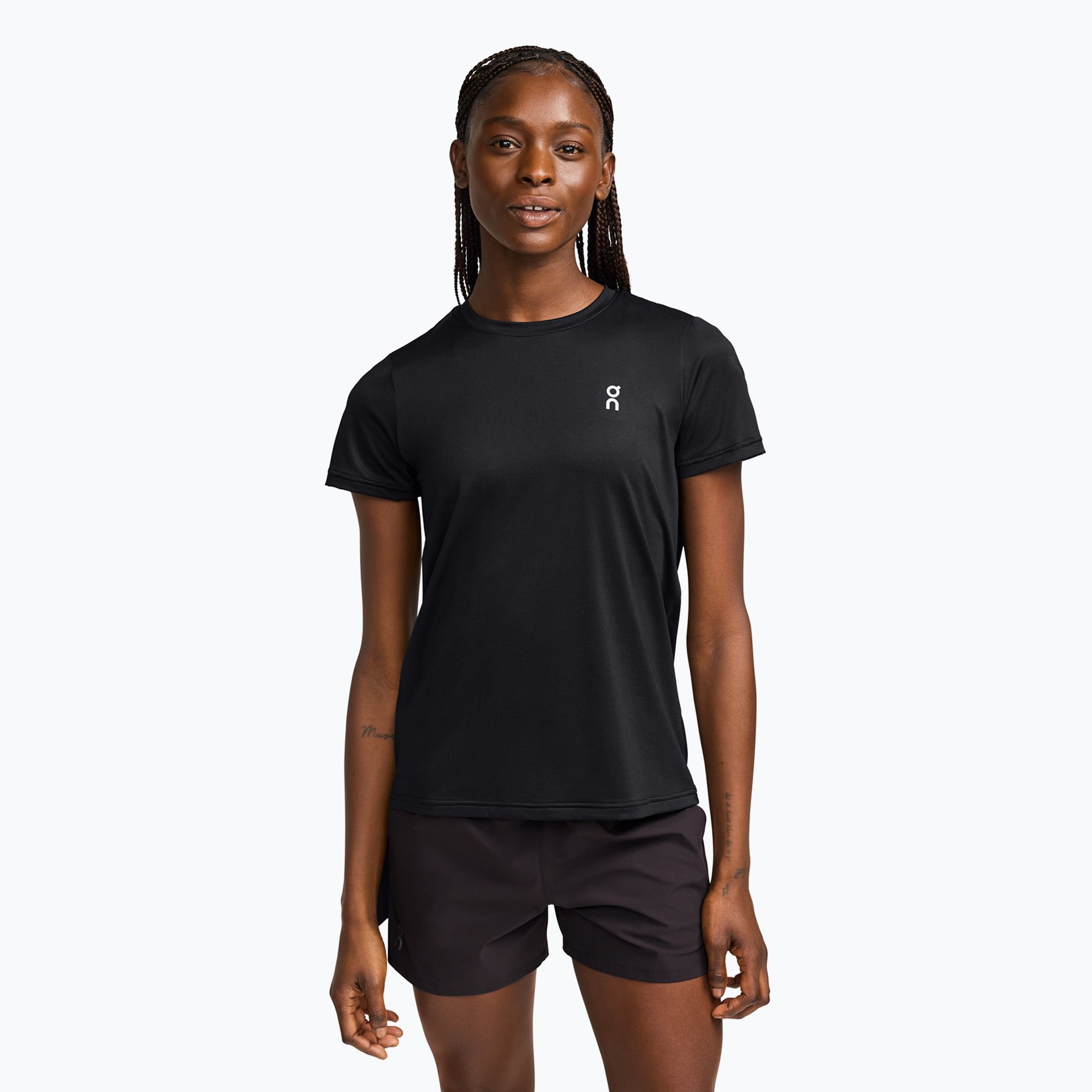 Women's running shirt On Core-T black (1WE10580553) - Sportano.com