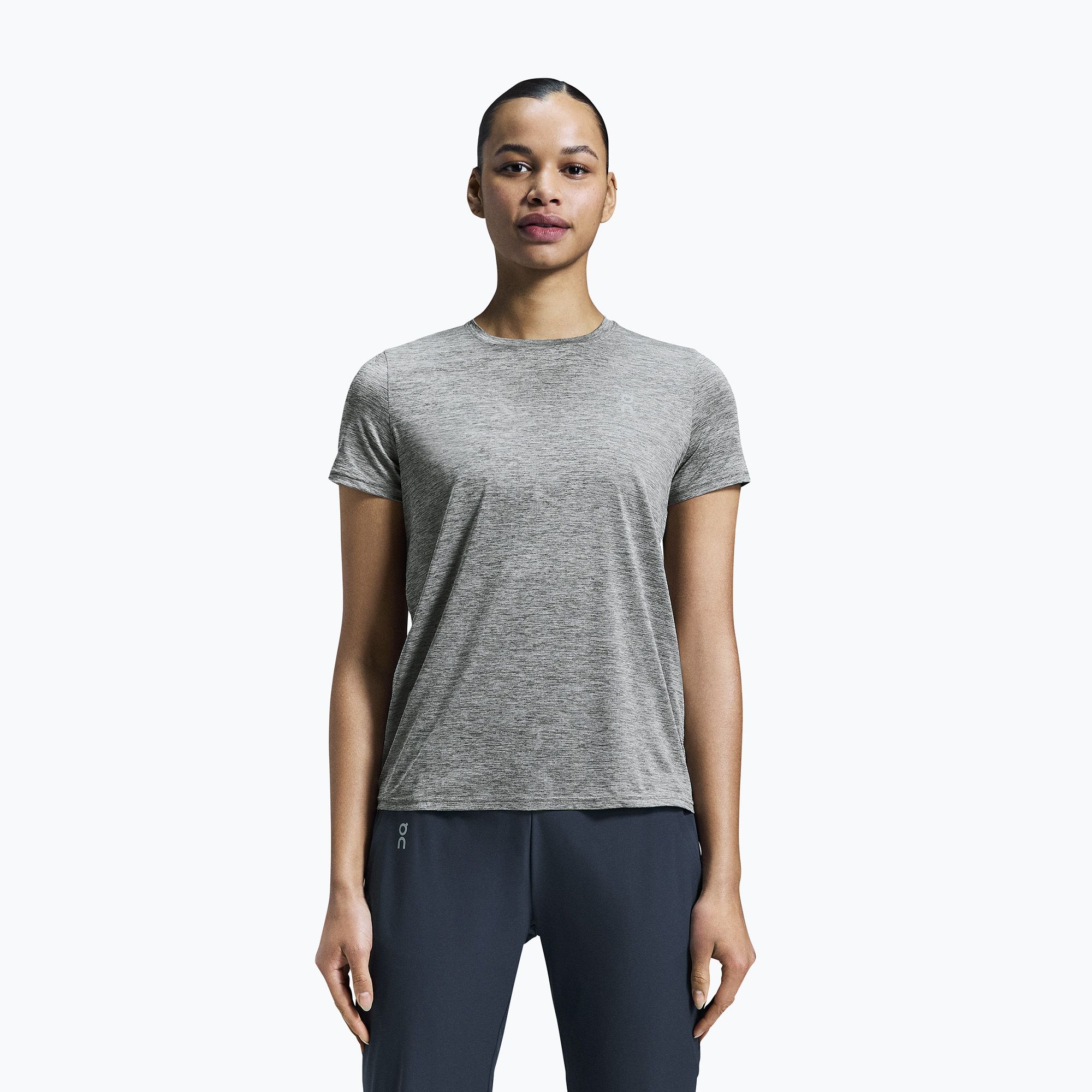 Women's running shirt On Core-T black (1WE10580553) - Sportano.com