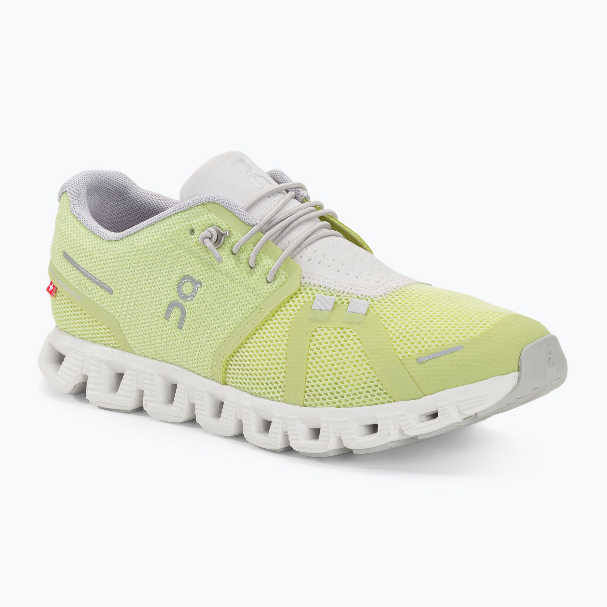 Women's On Cloud 5 hay/frost running shoes (5998372) - Sportano.com