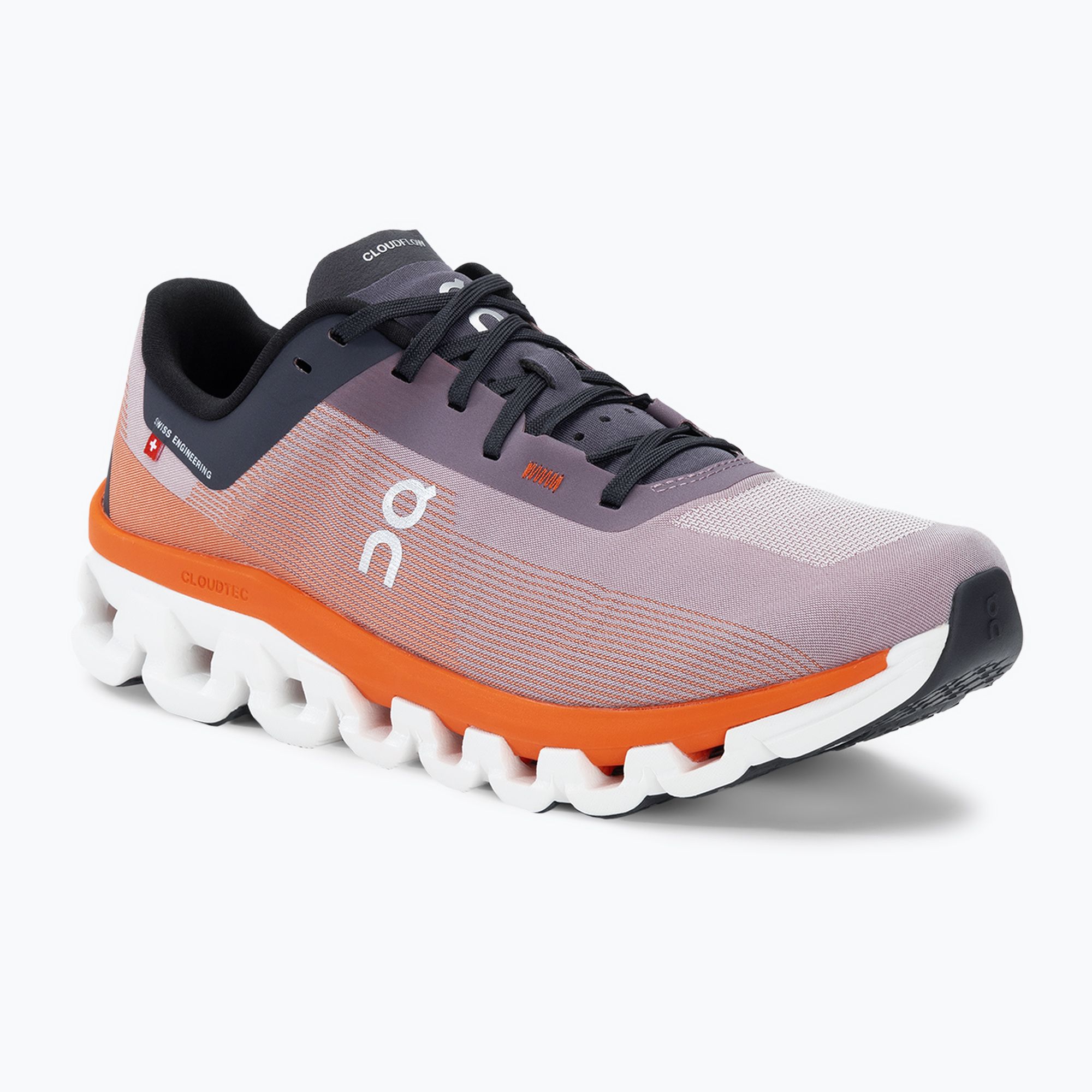 Men's On Cloudflow 4 quartz/flame running shoes (3MD30102312) - Sportano.com