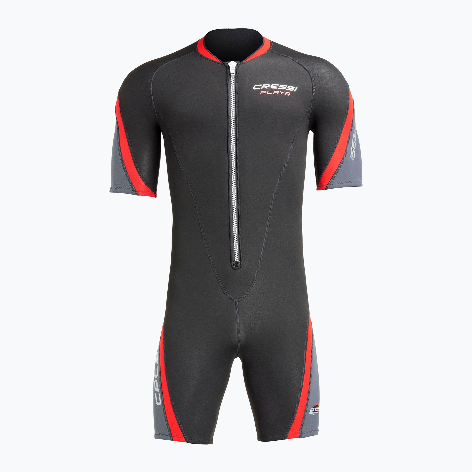 Women's Cressi Playa Shorty 2.5 mm black/red wetsuit (LV445002 ...