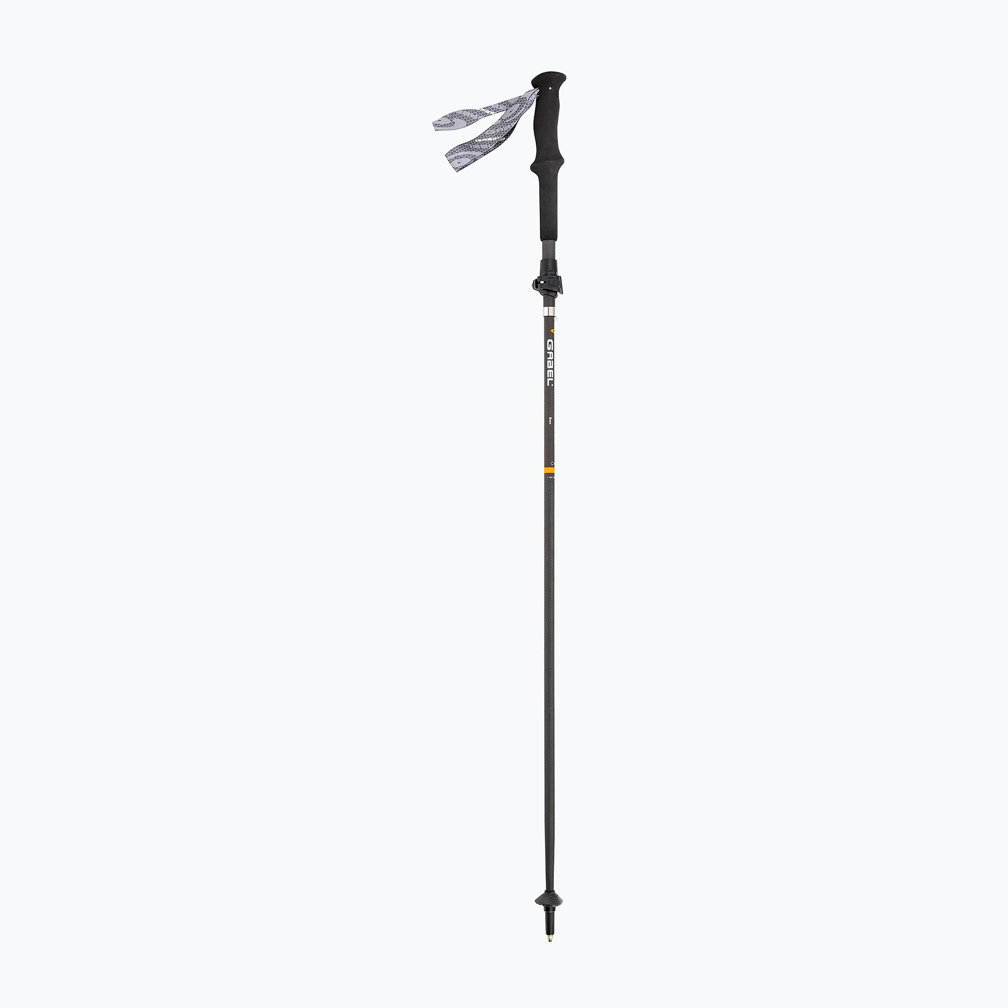 Trekking poles GABEL IBEX Carbon XTL black (7009400110000) - Sportano.com