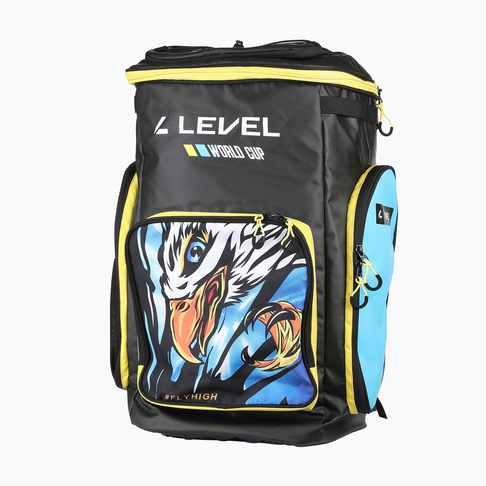 Ski backpack Level Ski Team Pro 60 l yellow/blue (7522BP.70) - Sportano.com