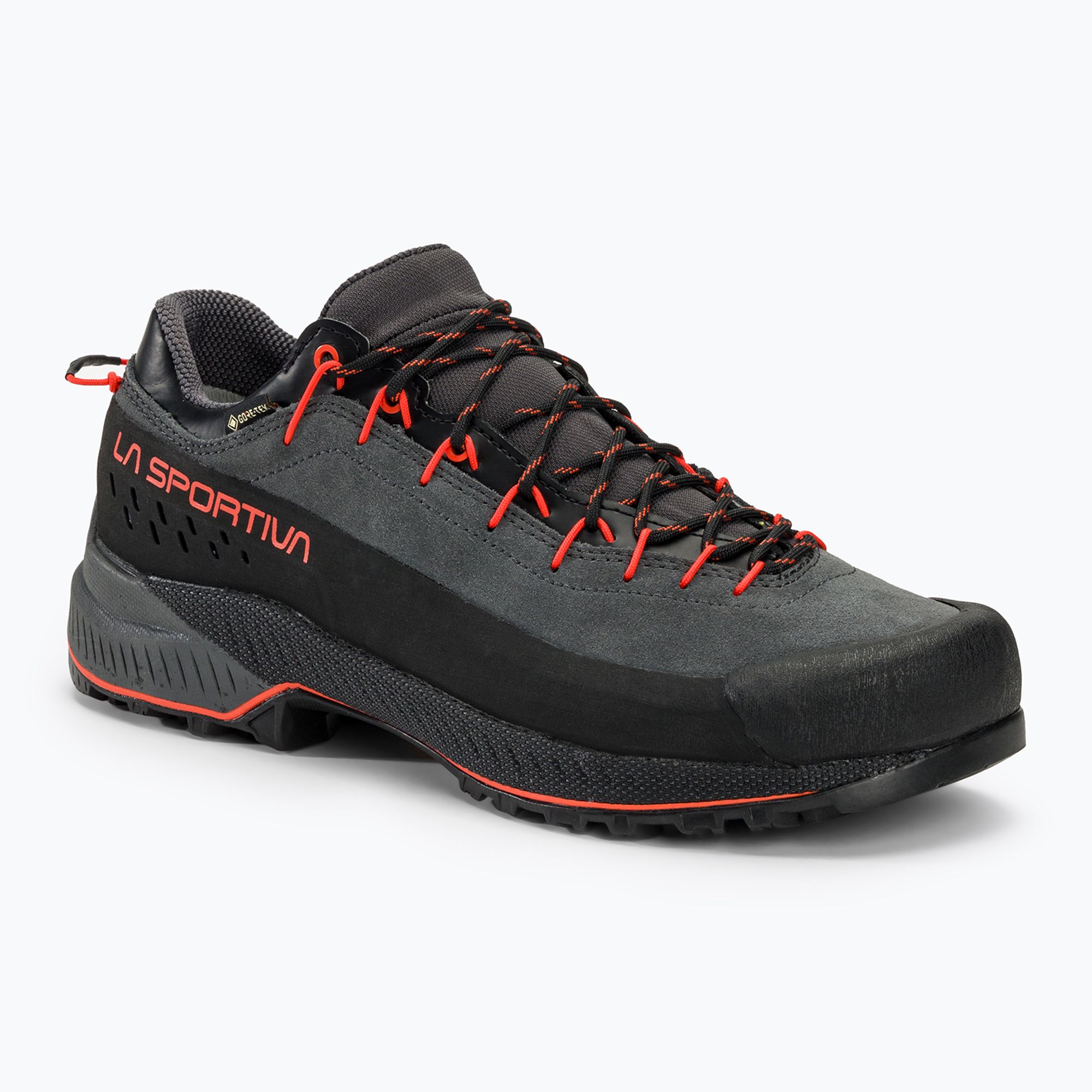 Men s La Sportiva TX4 Evo GTX Carbon cherry Tomato Climbing Shoe Men s La Sportiva TX4 Evo GTX Carbon cherry Tomato Climbing Shoe