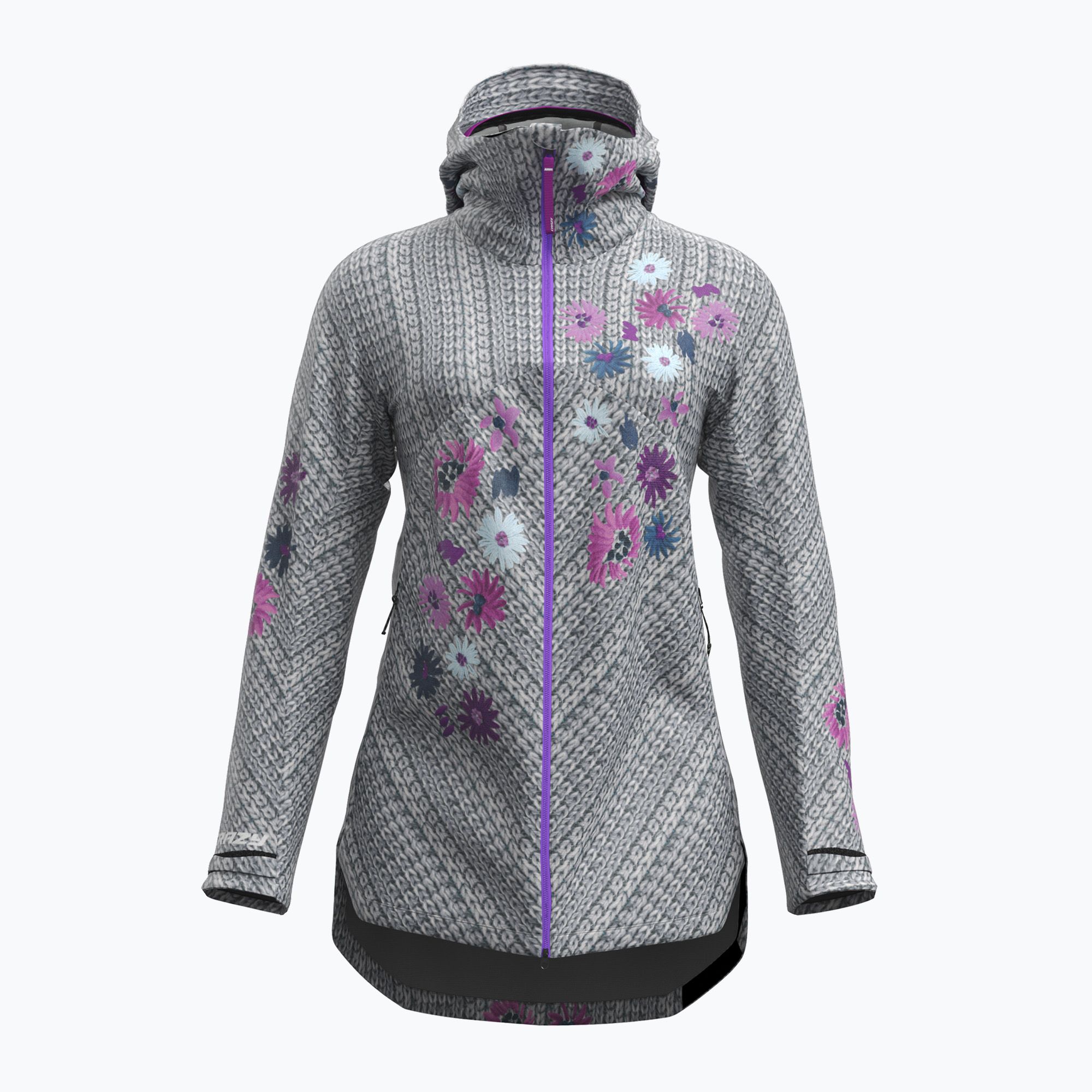 Women's Crazy Wonder Magic Shell winter flower rain jacket (W24055153D ...