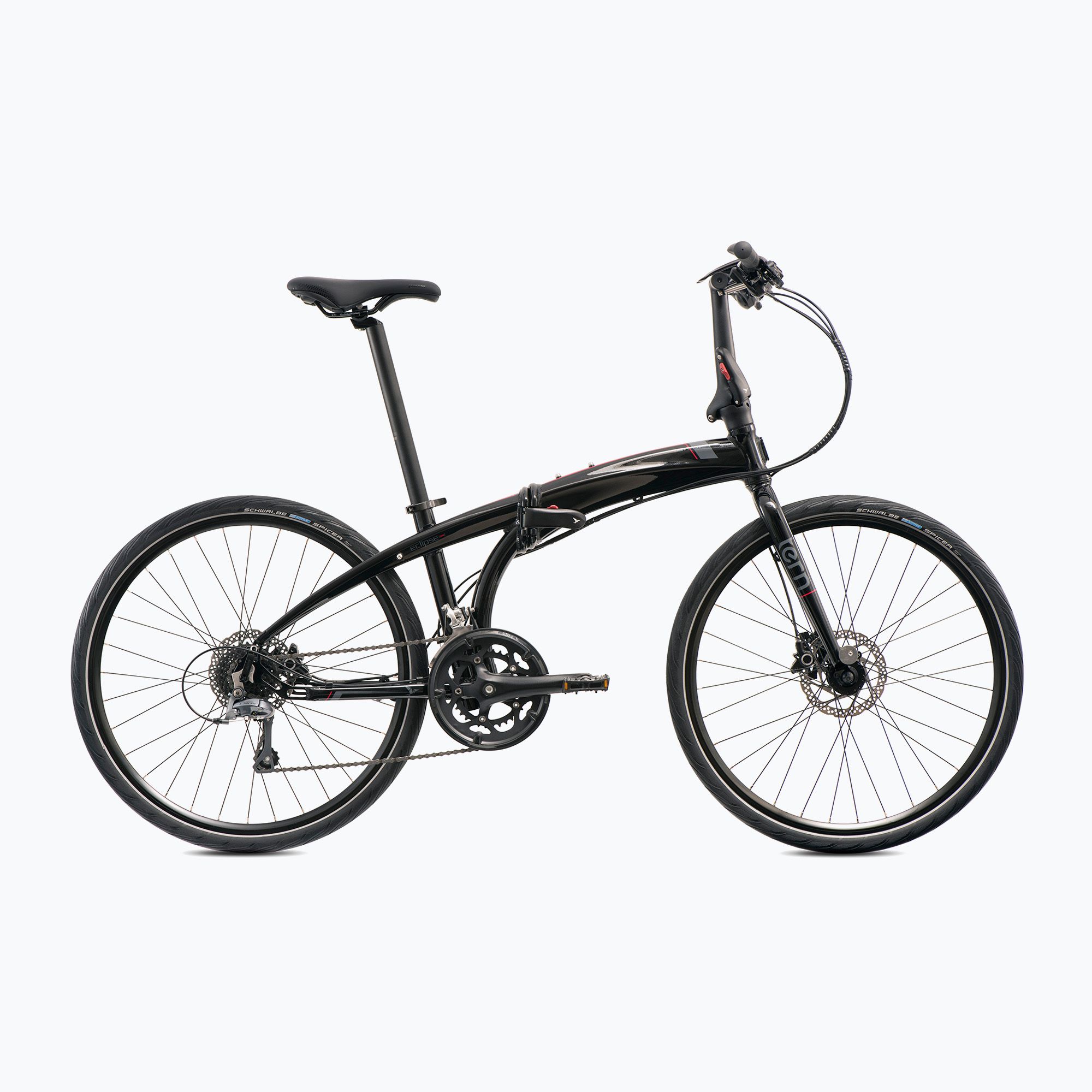Tern Eclipse D16 black folding city bike (ECLIPSE D16) - Sportano.com