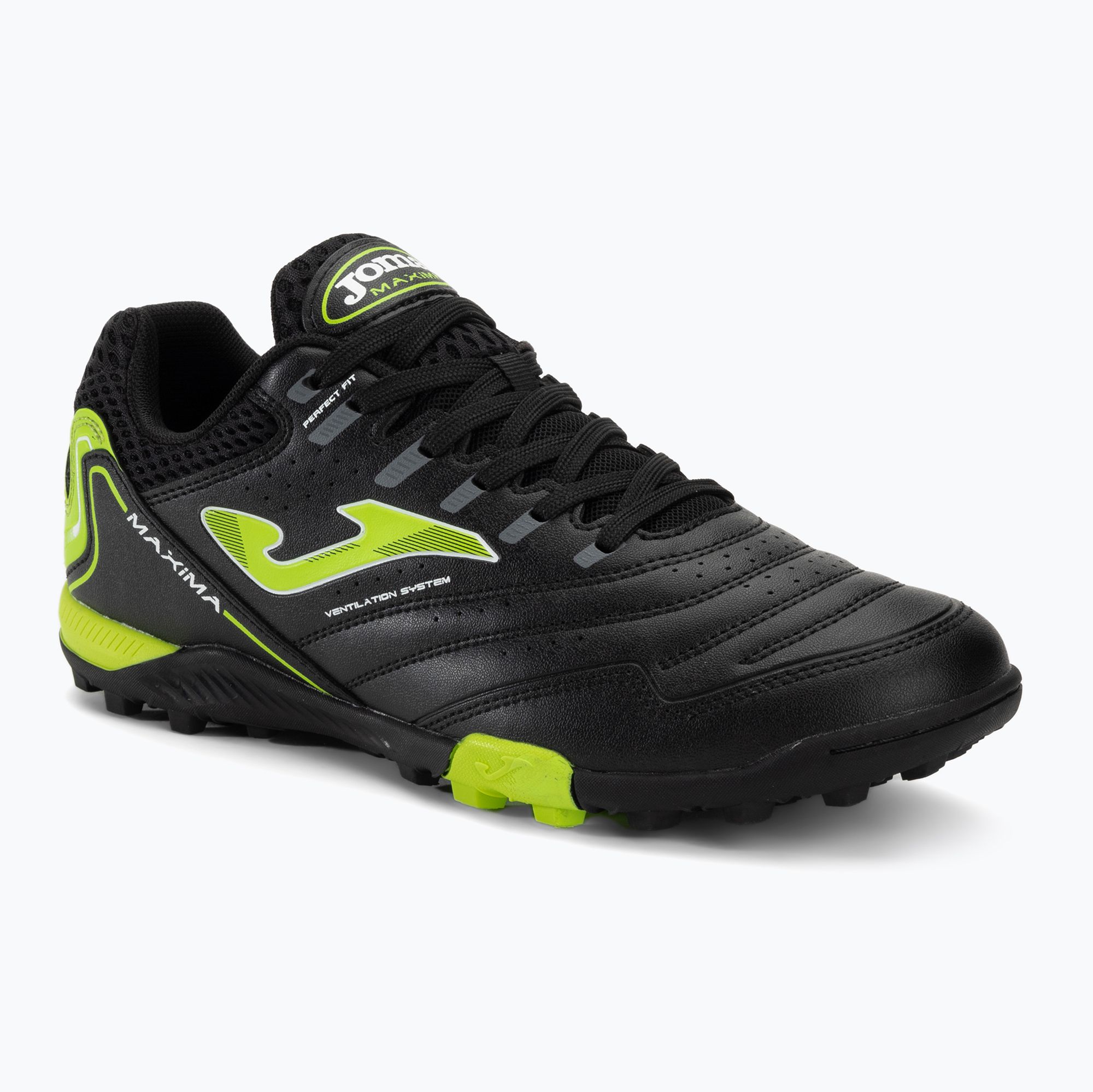 Men's football boots Joma Maxima TF black/green (MAXS2401TF) - Sportano.com