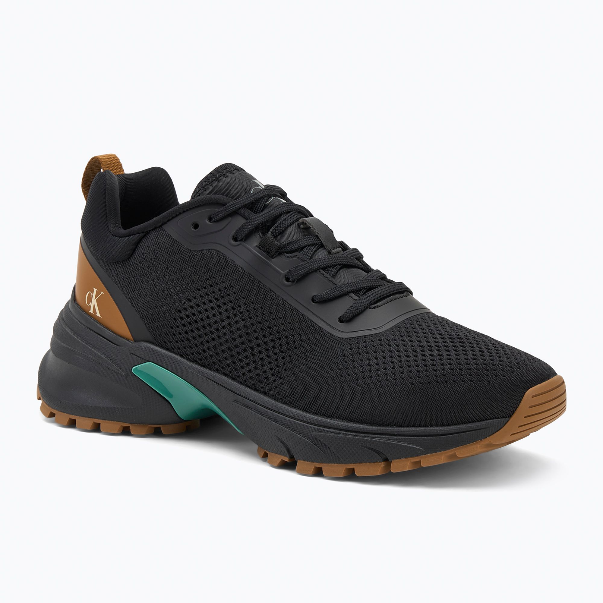 Calvin Klein men's shoes YM0YM01284 Hike Runner Tech Knit Ck Black ...