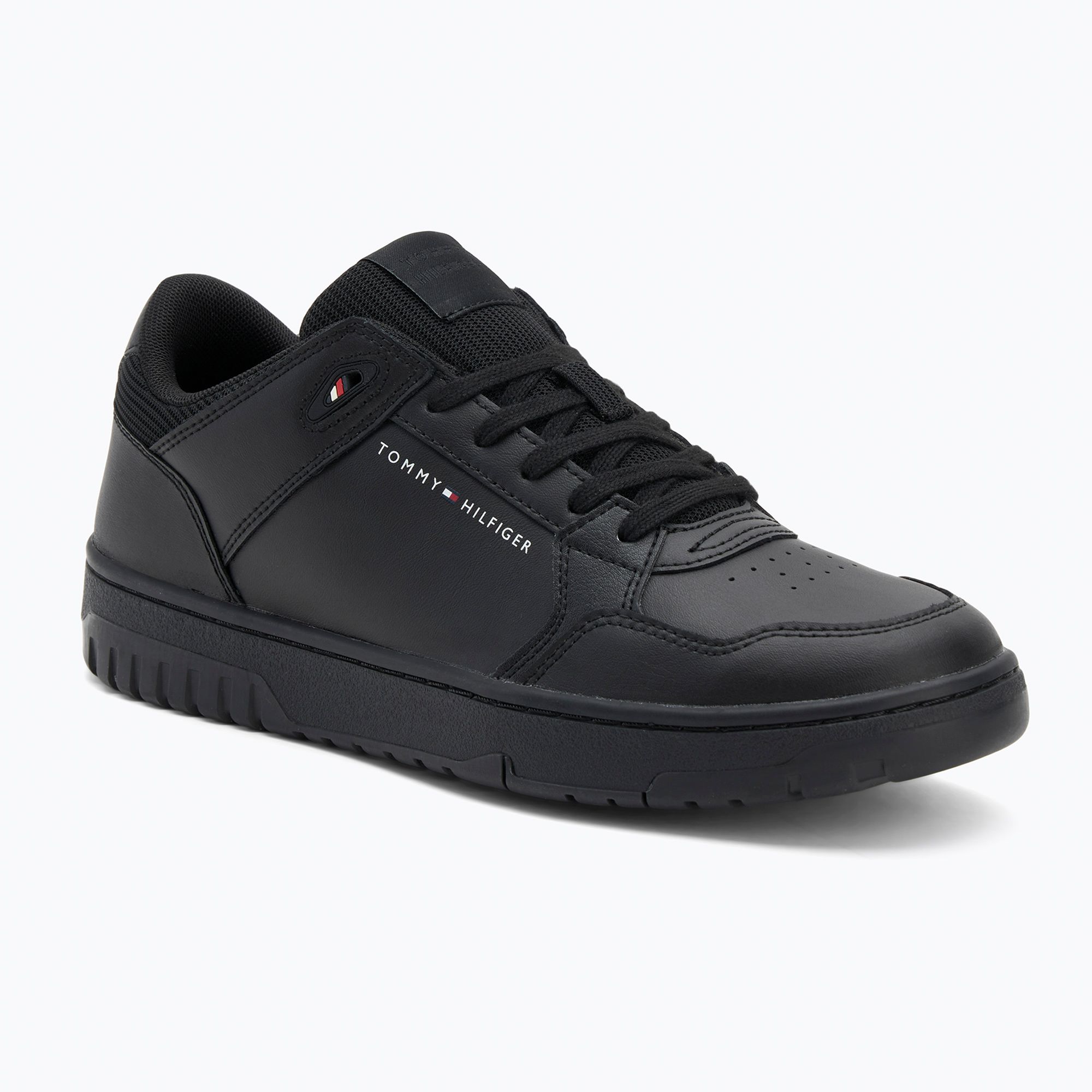 Men's Tommy Hilfiger Basket Core Lite Lth Mix black shoes ...
