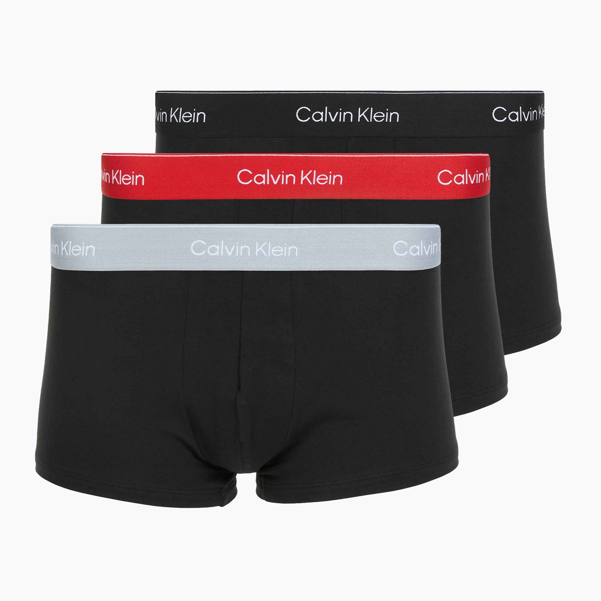 Boxers Calvin Klein LV00NB4389 Low Rise Trunk 3 pairs black/adrenaline ...