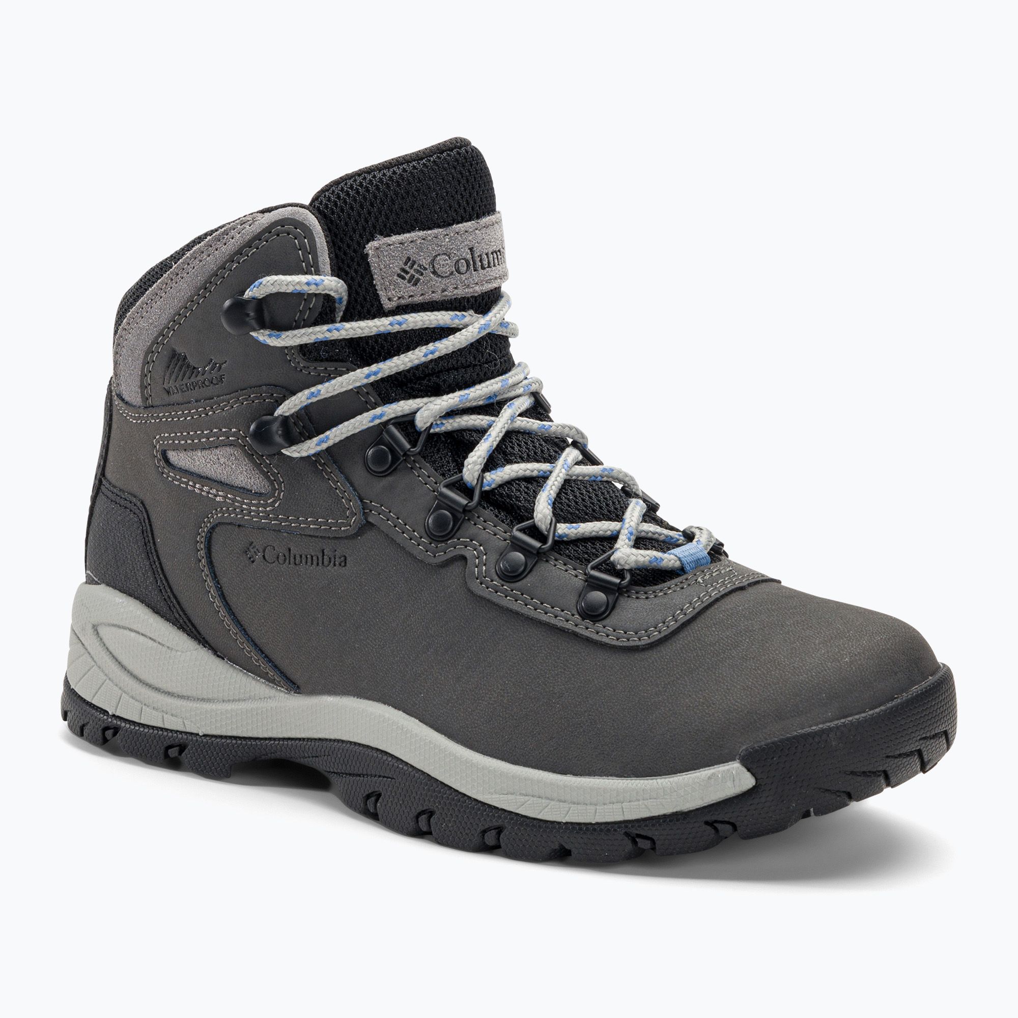 Columbia Newton Ridge Plus quarry/cool wave women's trekking boot ...