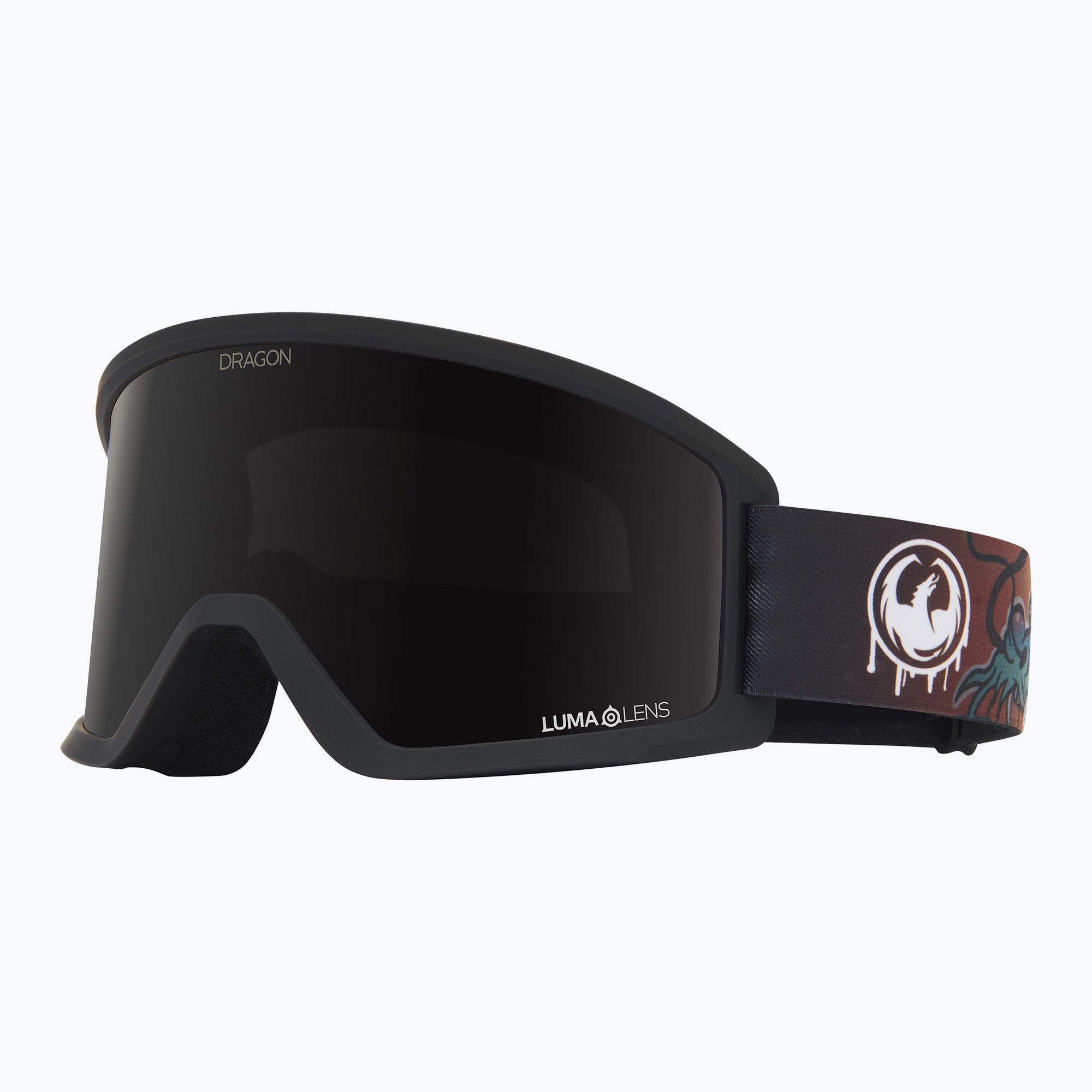 Ski goggles DRAGON DX3 OTG dragons breath/lumalens midnight (DRG157 ...