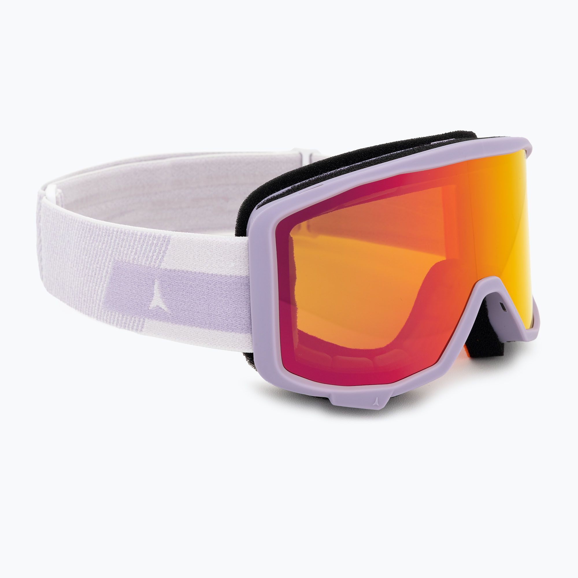 Children's Atomic Count JR Cylindrical lavender/red ski goggles ...