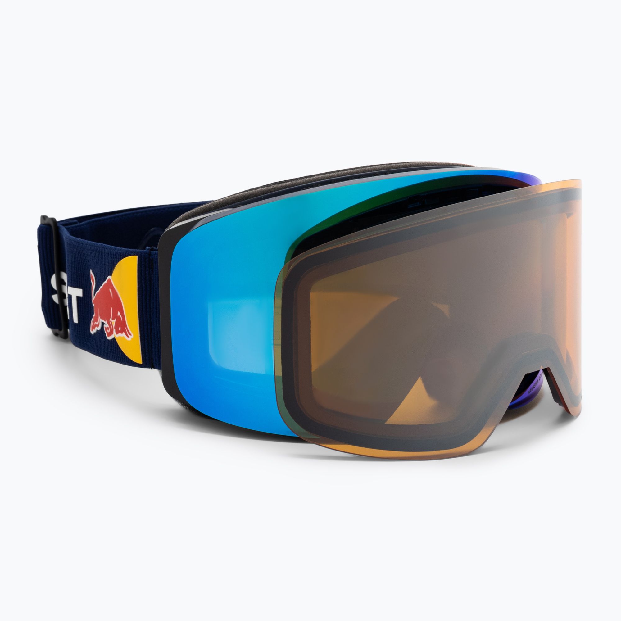Red Bull SPECT Magnetron Slick matt dark blue/blue/smoke blue mirror ...
