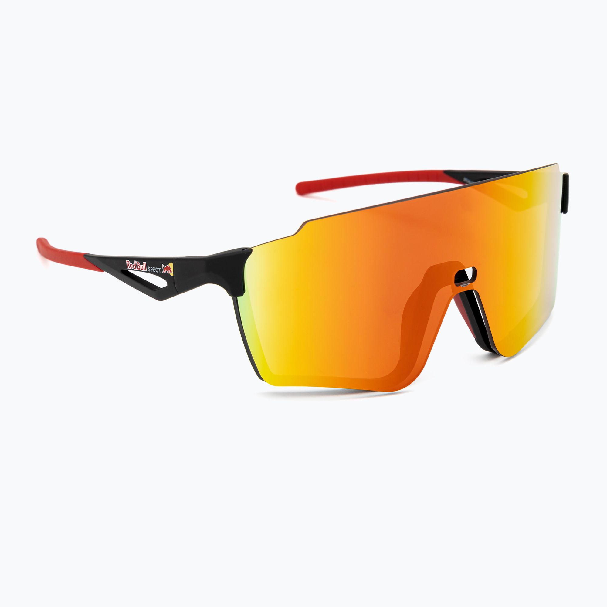 Red Bull SPECT Stun matt black/brown with red mirror sunglasses (STUN ...