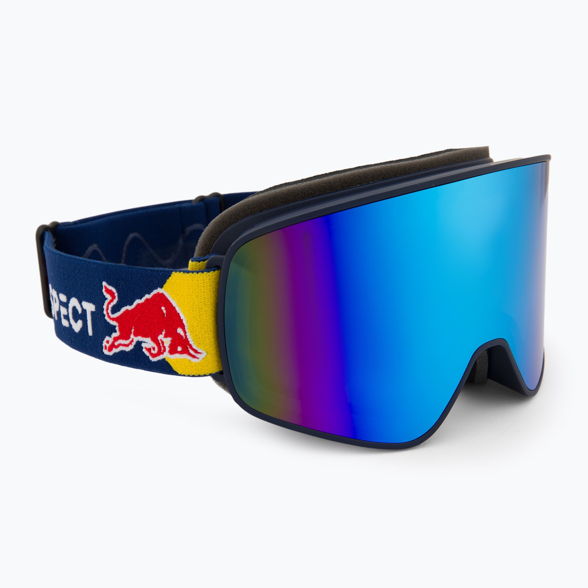 Red Bull SPECT Rush blue/ice blue snow/smoke with blue mirror ski ...