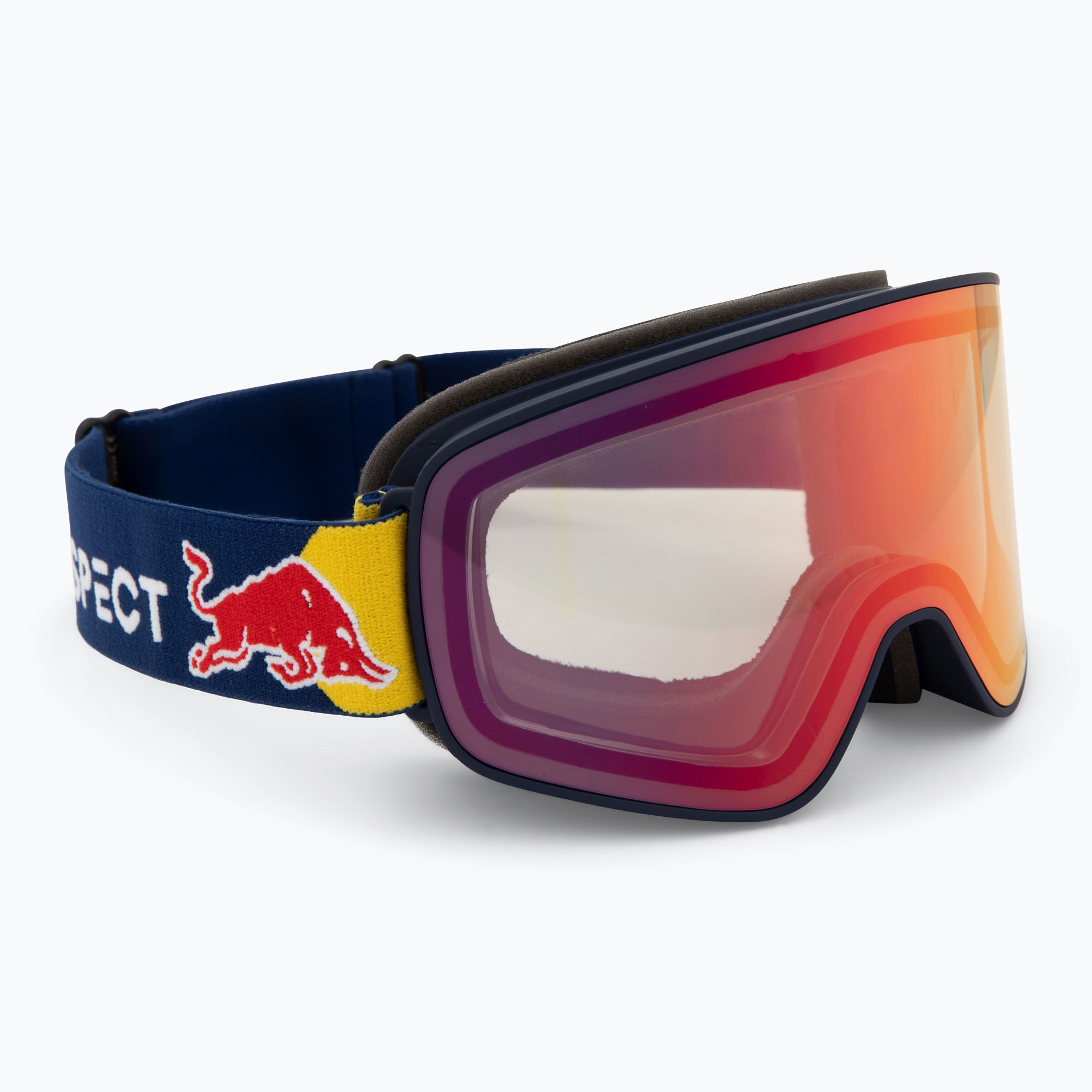 Red Bull SPECT Rush Photo blue/brown with red chrome x ski goggles ...