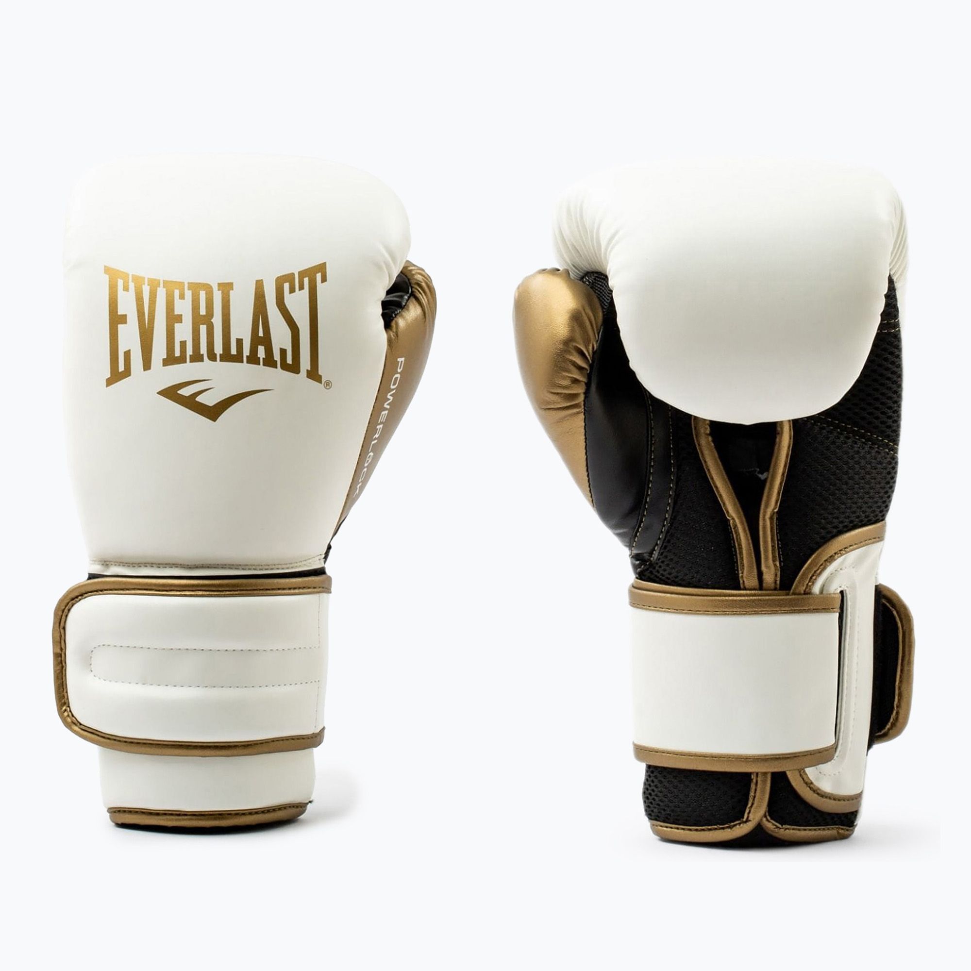 Everlast Powerlock 2 white/gold boxing gloves (EV2200-WHT/GLD ...